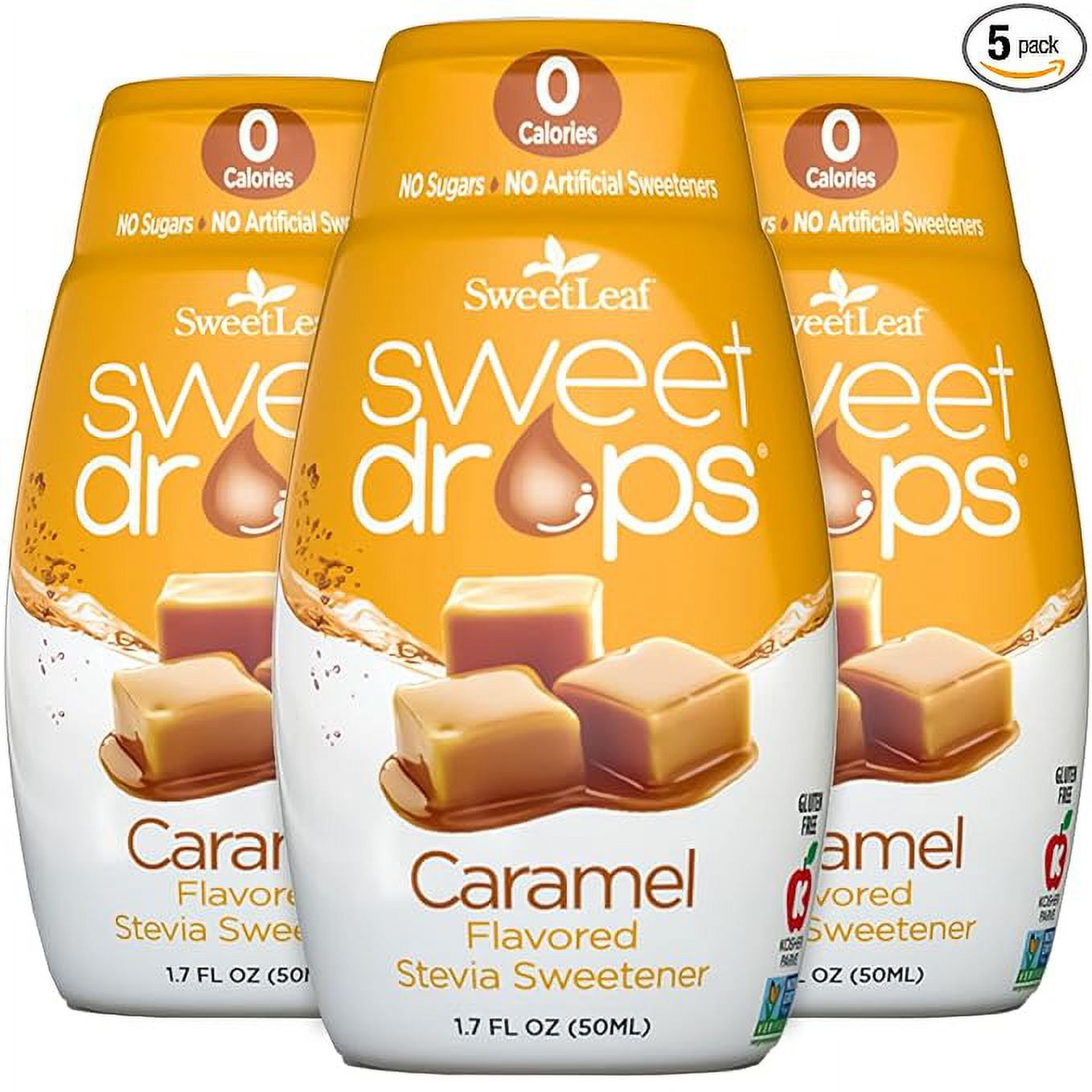 SweetLeaf Sweet Drops Caramel Stevia Liquid Sweetener - Flavor Foods ...