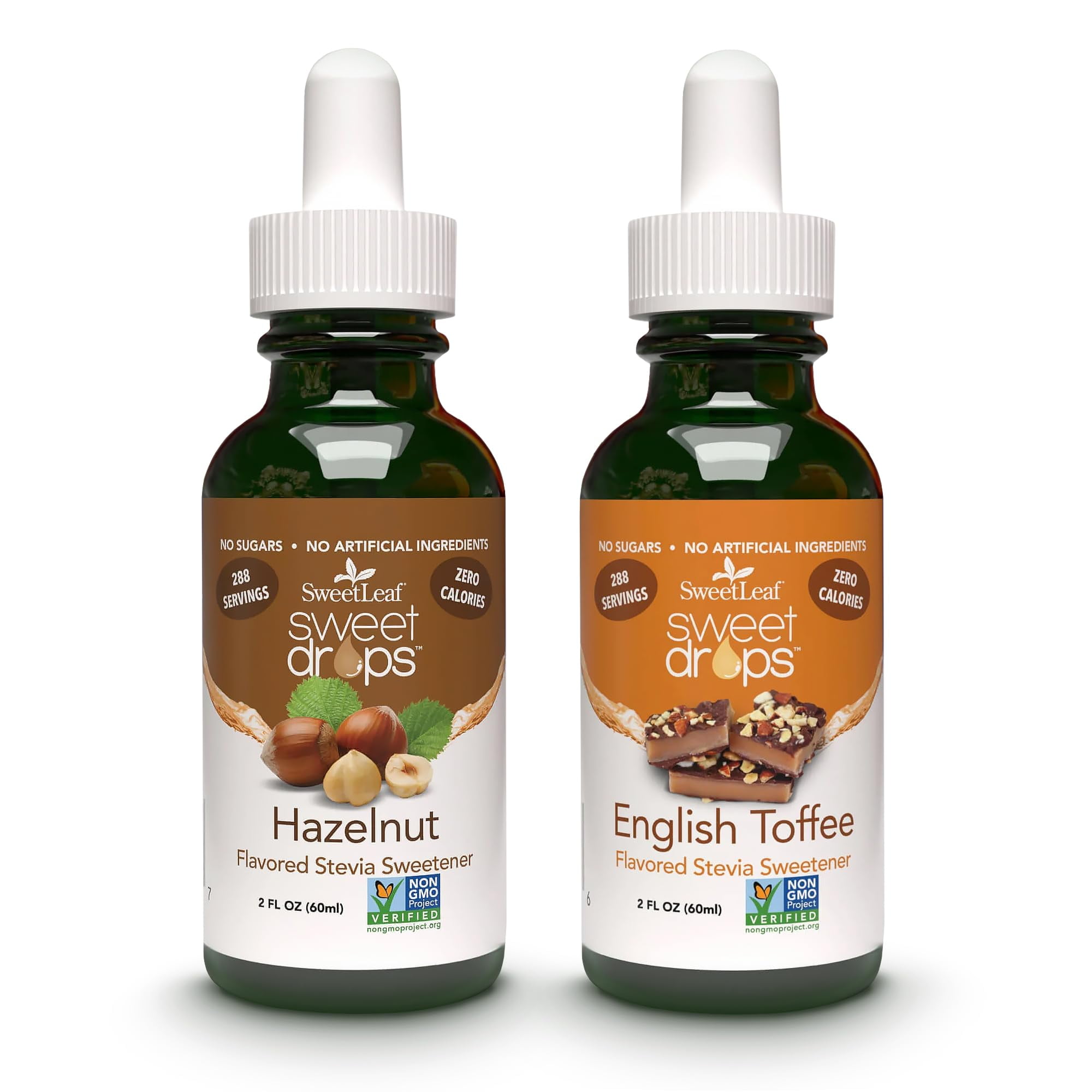 SweetLeaf Sweet Drops- Flavored GGA1 Liquid Sweetener, Extract, Zero ...