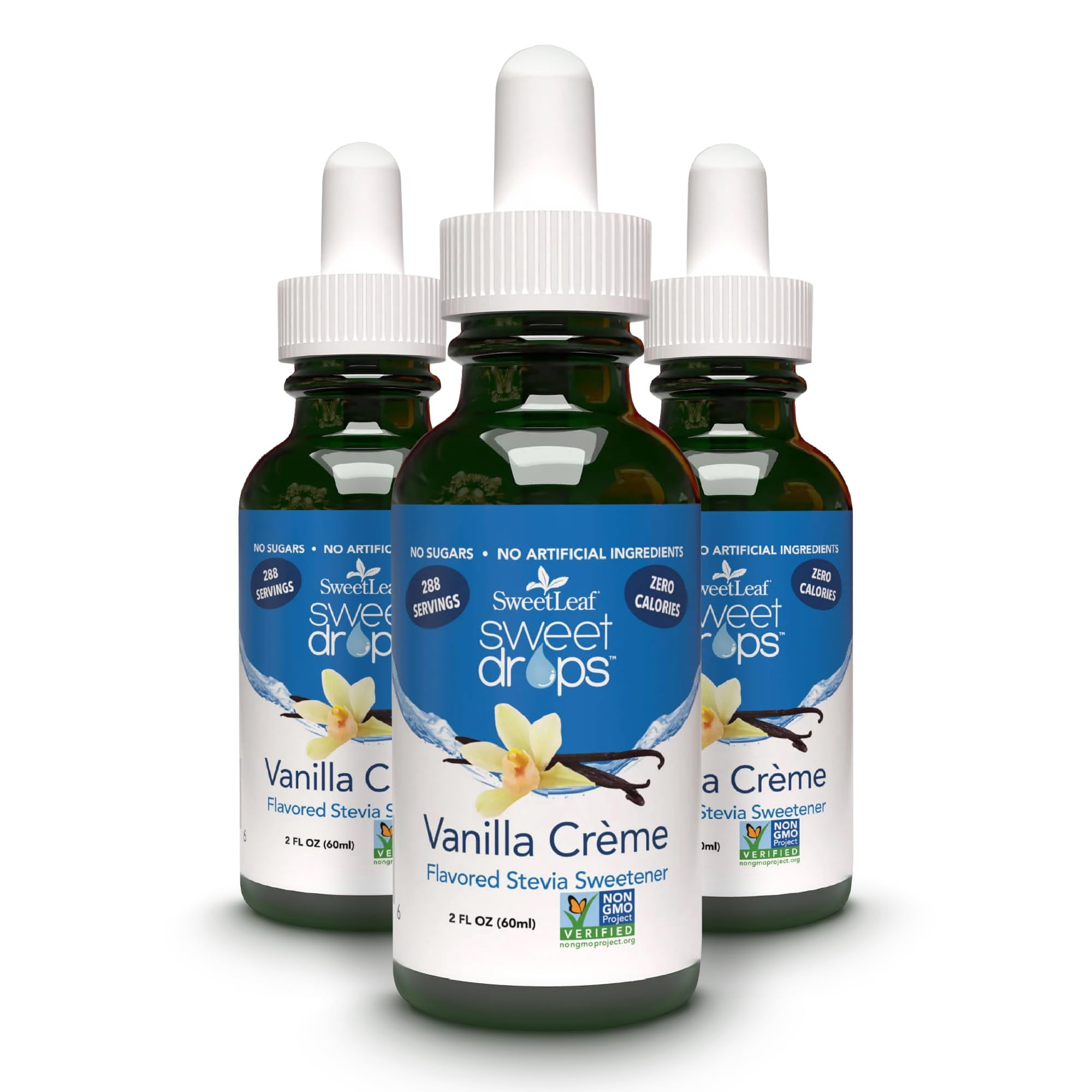 SweetLeaf Sweet Drops - VTF5 Flavored Stevia Liquid Sweetener, Organic ...