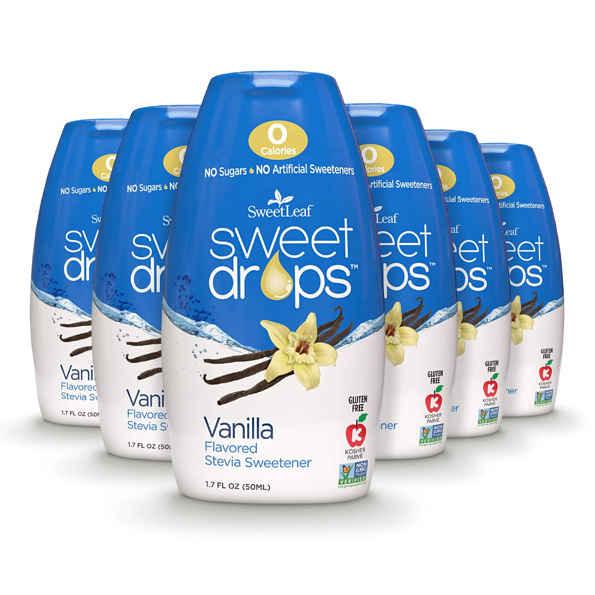 SweetLeaf Sweet Drops Vanilla DEF29 Stevia Liquid Sweetener - Flavor ...