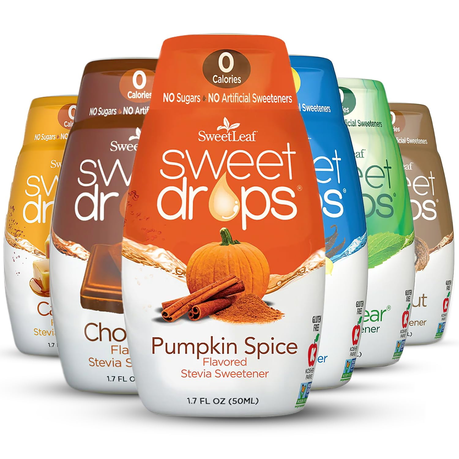 SweetLeaf Variety Sweet Drops - Syrup Alternative - 1.7 Fl Oz (Pack of ...