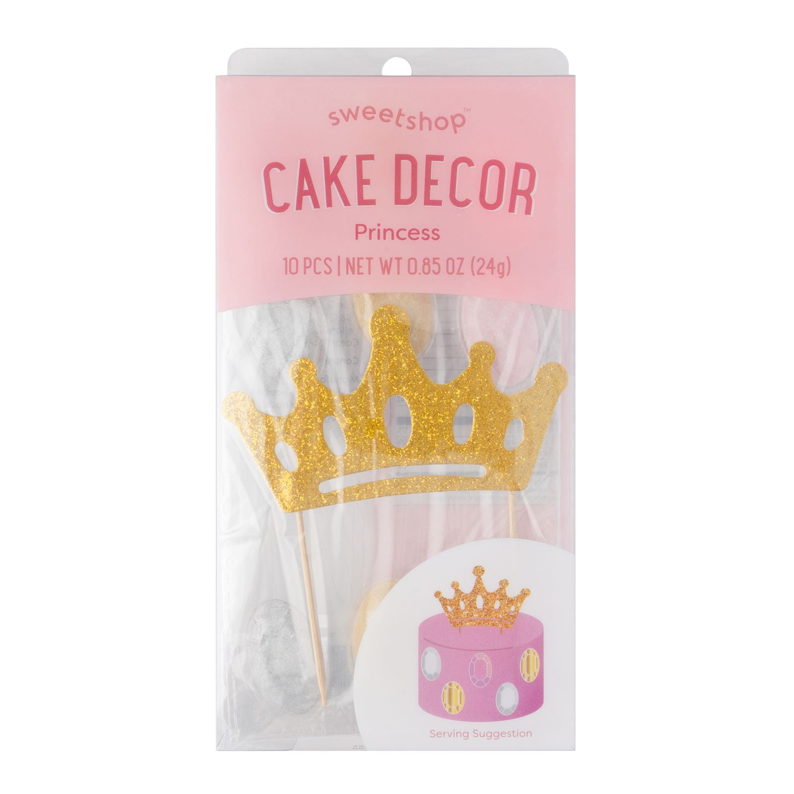 SweetShop Cake Decoration Kit Princess 10 Piece - Walmart.com