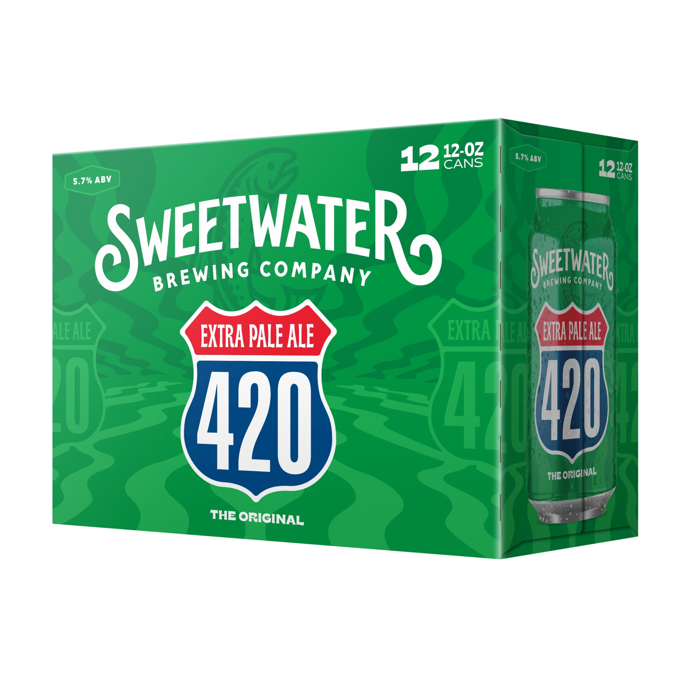 SweetWater 420 Extra Pale Ale, 12 Pack, craft beer, 12 fl oz cans ...