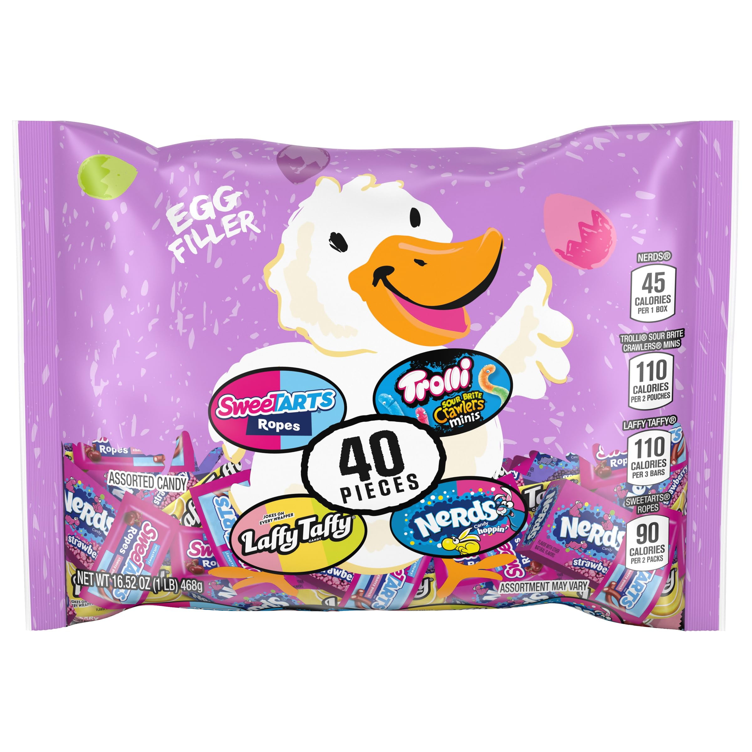 Sweetarts Easter Duck Variety Mixed Bag, Individually Wrapped Assorted ...