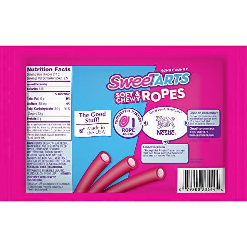 Sweetarts, Soft & Chewy Ropes, Cherry Punch (Pack of 4) - Walmart.com