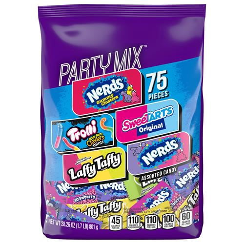 Sweetarts Variety Party Mix, Individually Wrapped Assorted Candy, 28.6 ...
