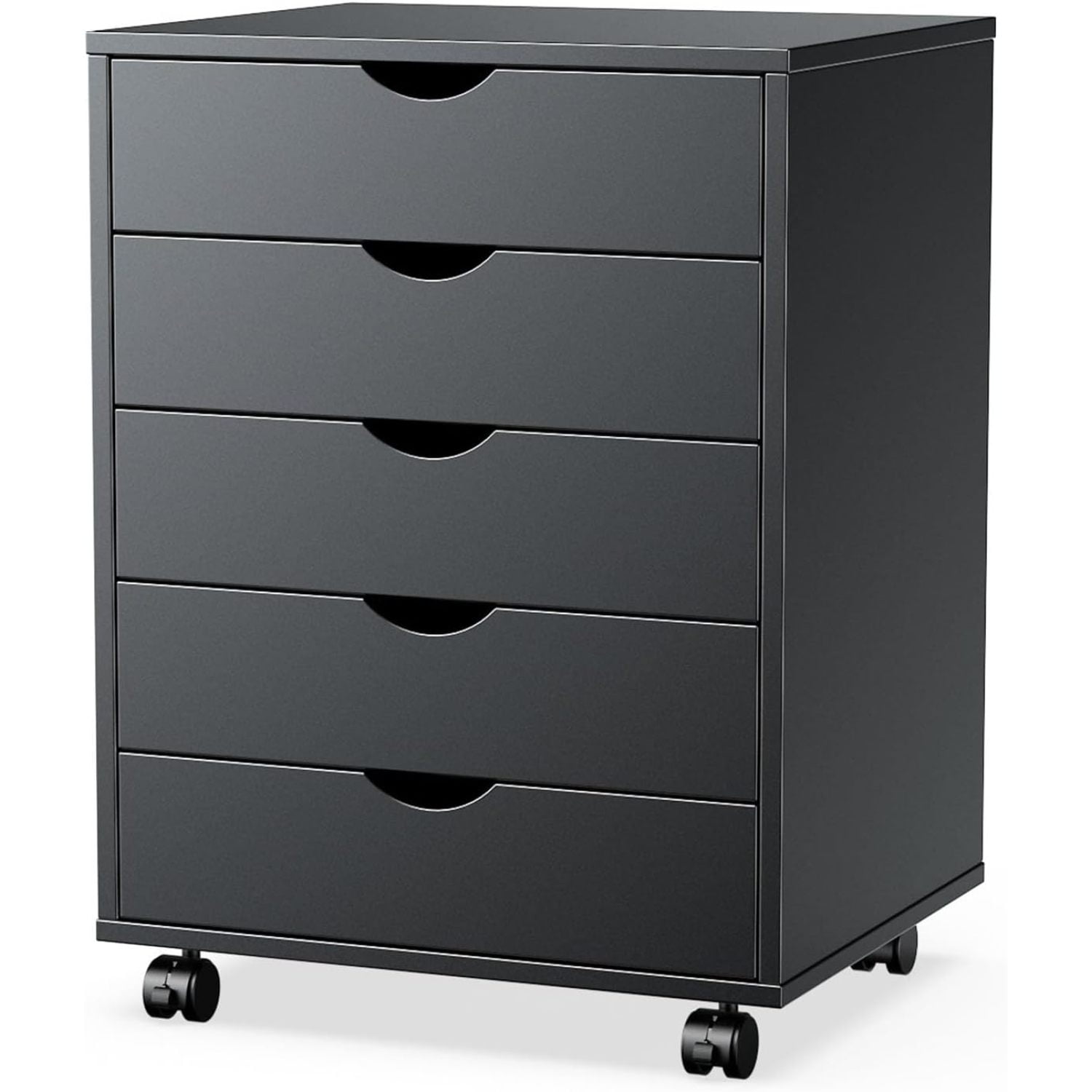 Sweetcrispy 5 Drawer Chest- Dressers Storage Cabinets Wooden Dresser ...