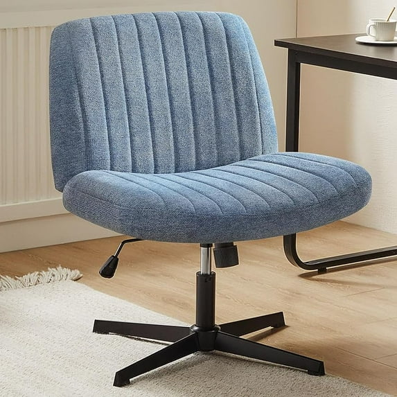 Sweetcrispy Criss Cross Chair Legged, Armless Office Swivel Desk Chair ...