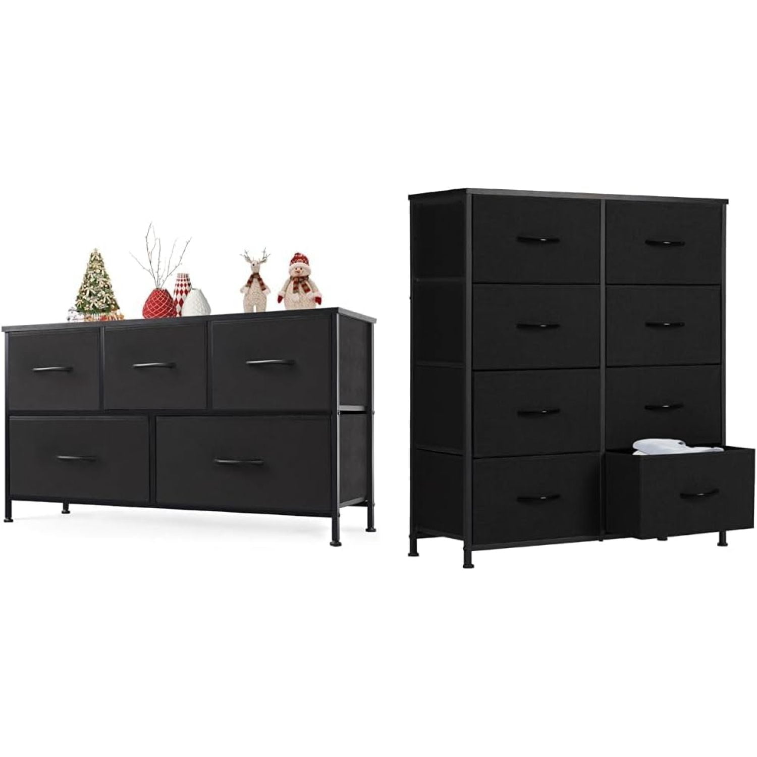 Sweetcrispy Dresser for Bedroom with 5 Drawers, Wide Chest of Drawers ...