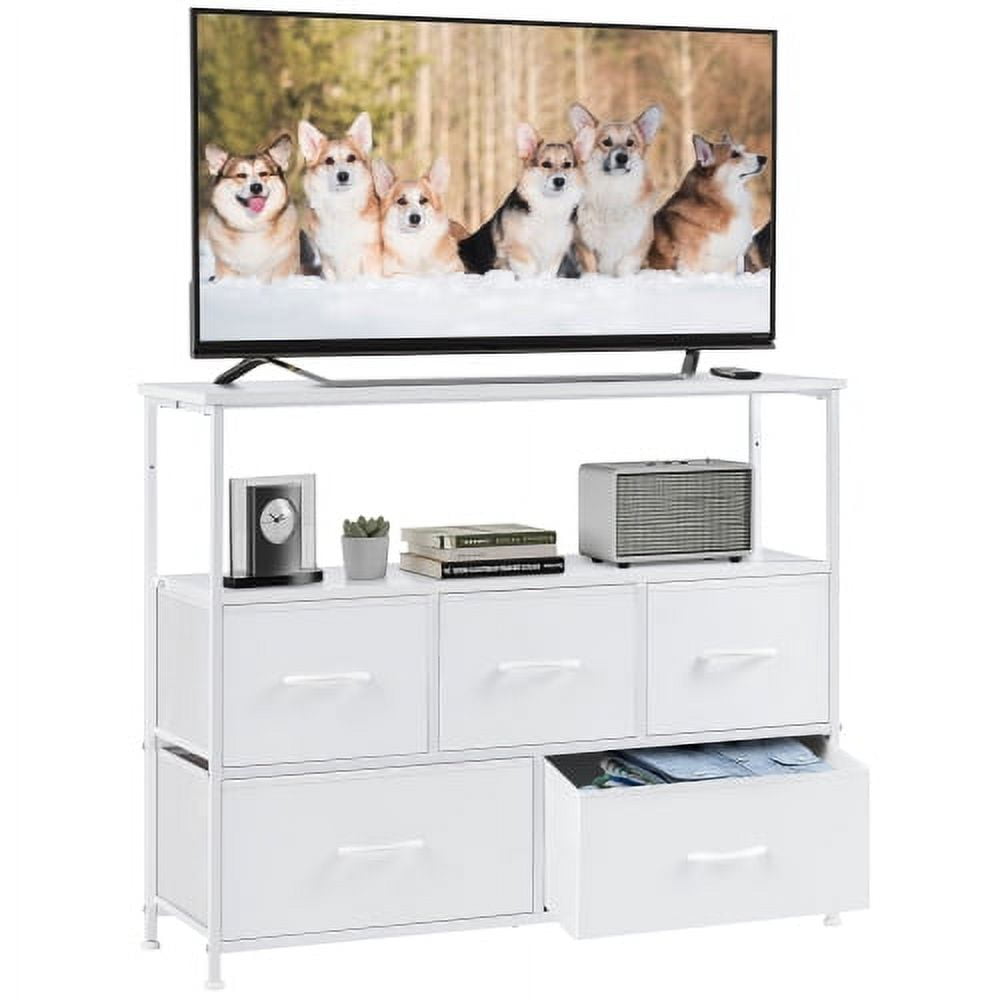 Sweetcrispy Dresser for Bedroom, Chest of Drawers, 5 Drawer Dresser ...