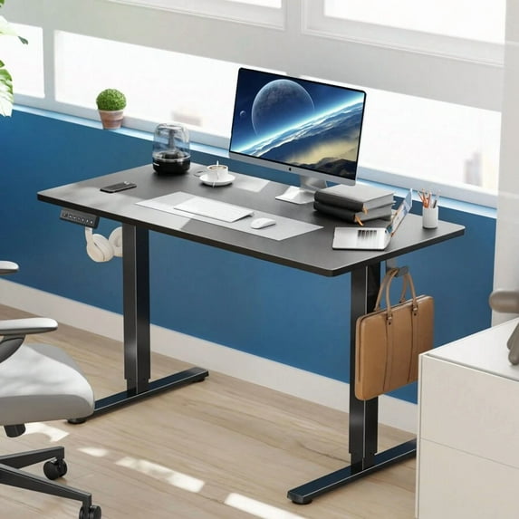 Sweetcrispy Electric Standing Computer Desk - Ergonomic Adjustable ...