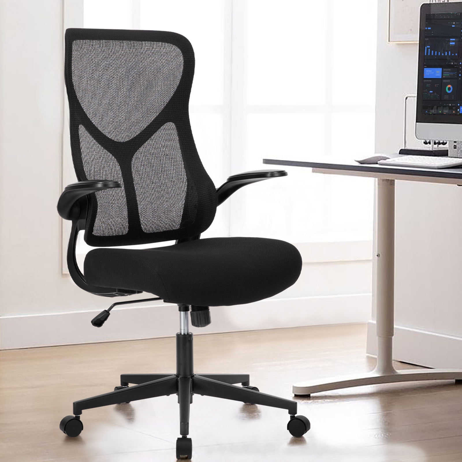 Sweetcrispy Ergonomic Executive High-Back Office Chair Breathable Mesh ...