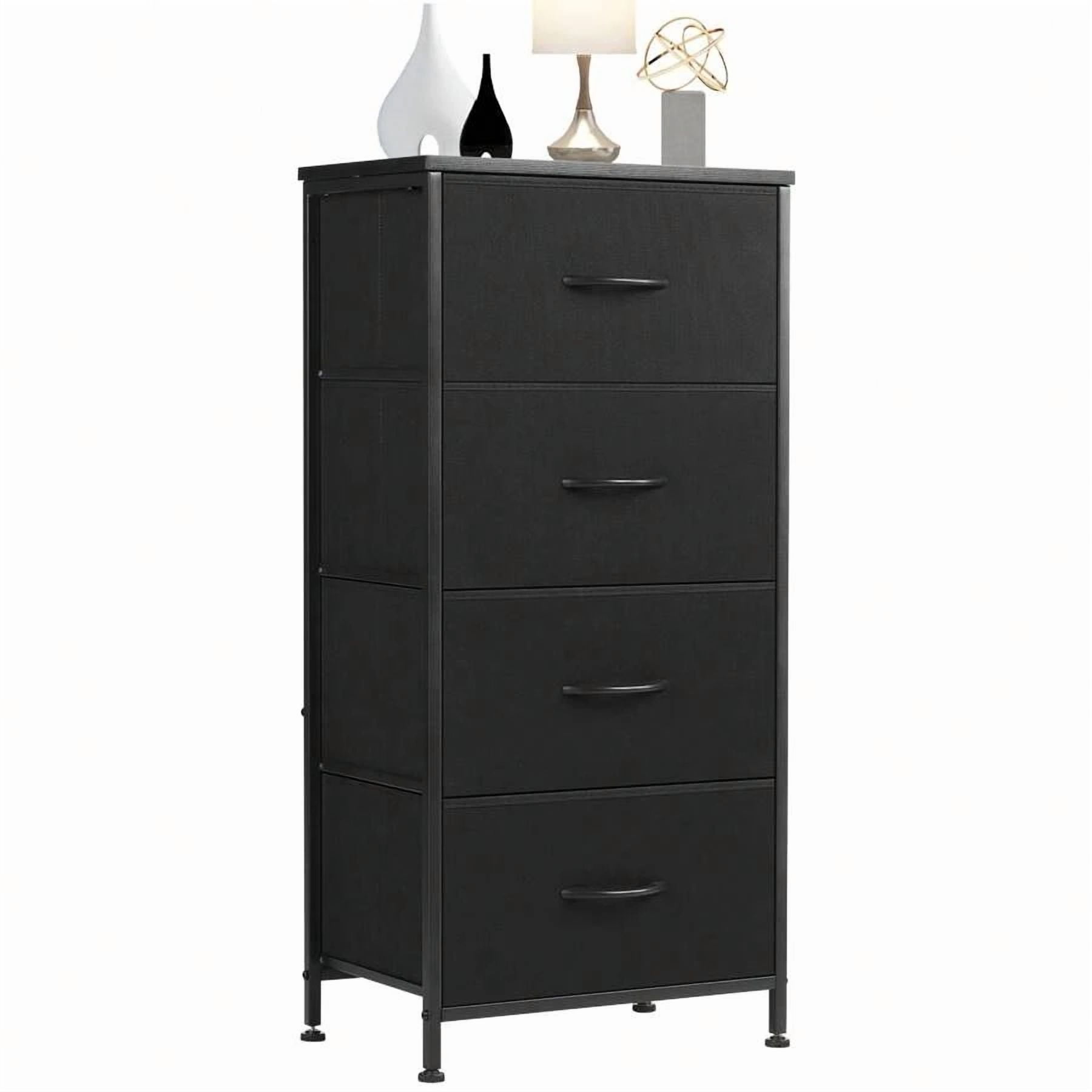 Sweetcrispy Sweetcrispy Drawers Dresser Chest Of 4 Drawers,Metal Frame ...