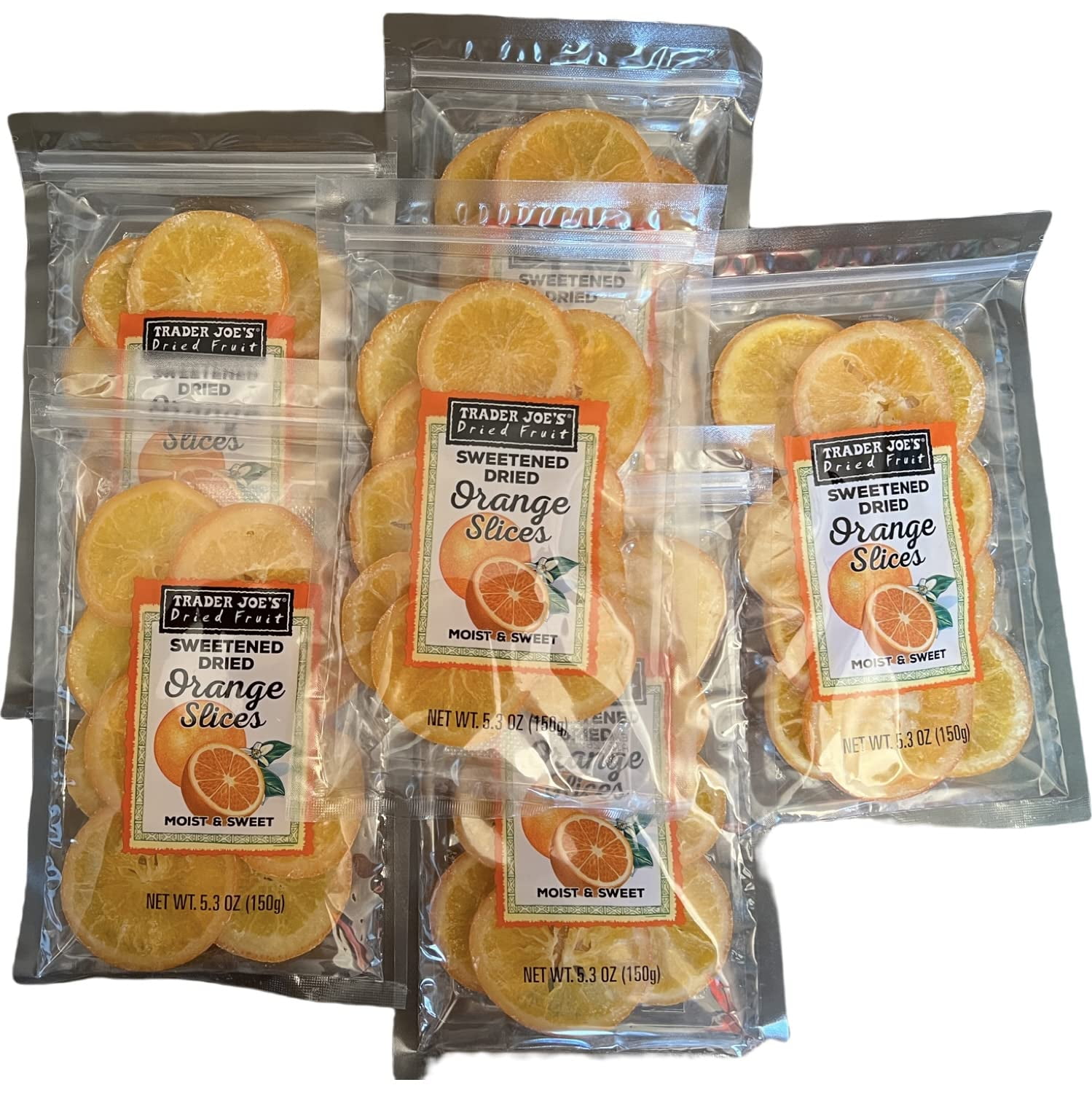 Sweetened Dried Orange Slices (Pack of 6) - Walmart.com