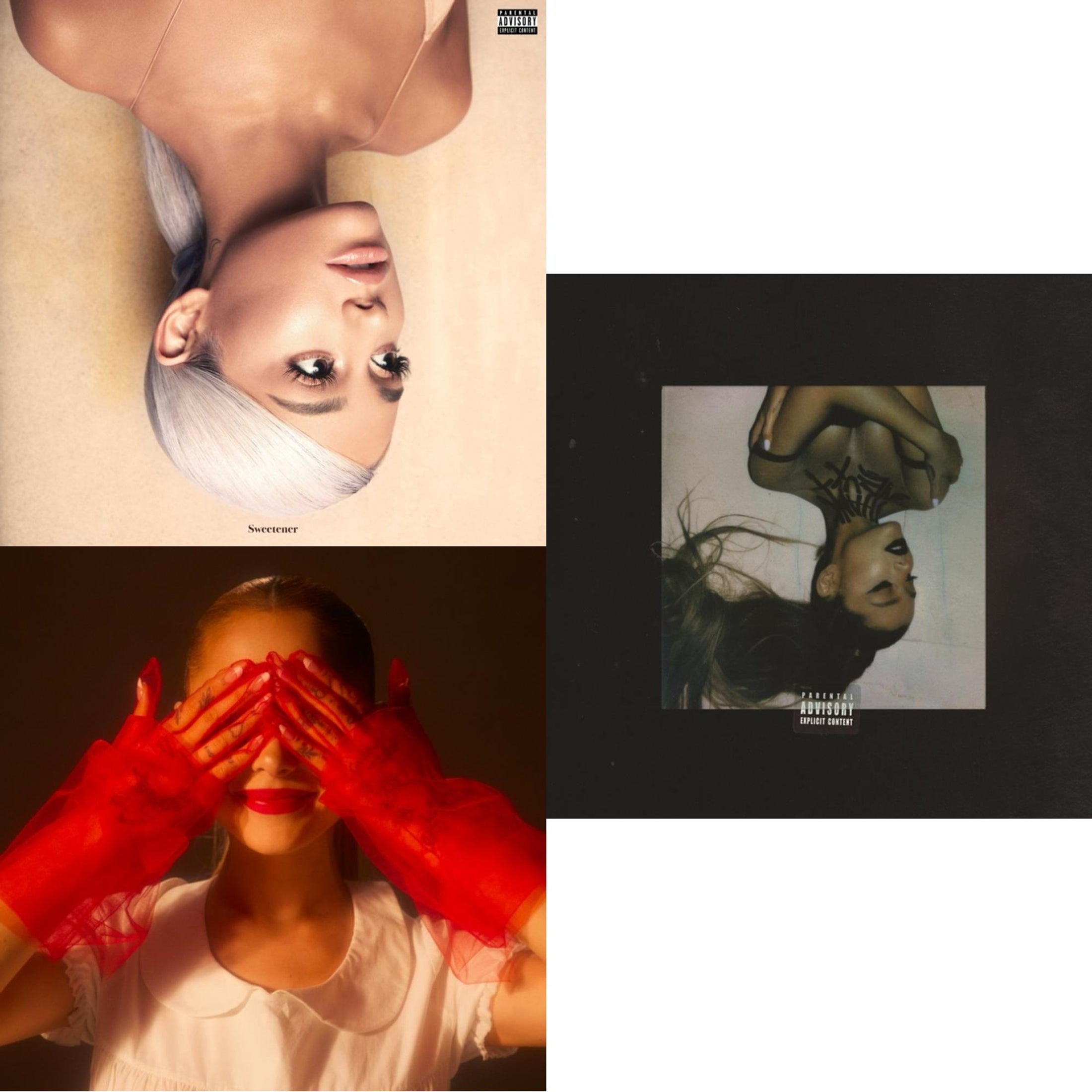 Sweetener (X) (2LP) & Eternal Sunshine (X) (Ruby LP Vinyl) & Thank U ...