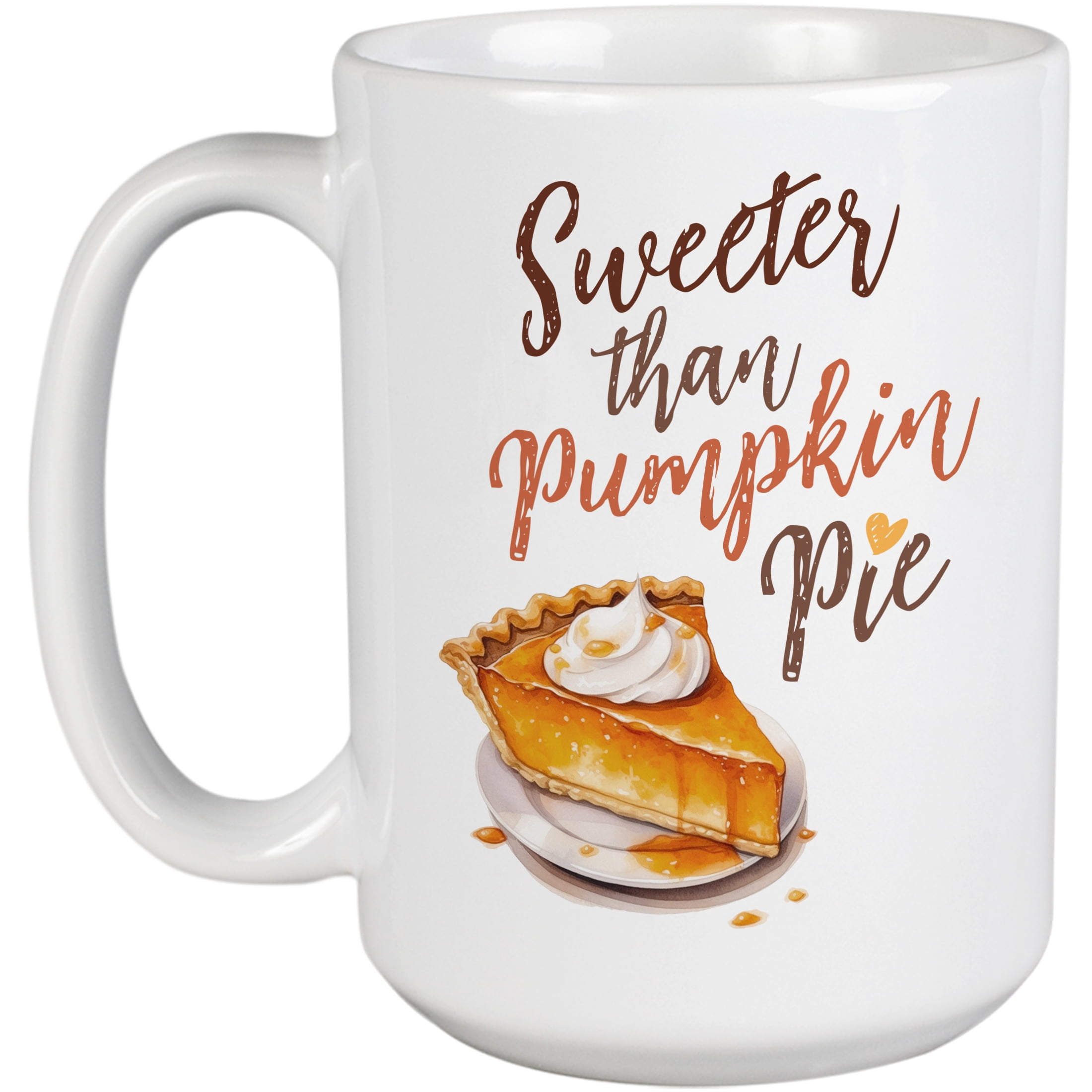 Sweeter Than Pumpkin Pie with Realistic Painting Art Merch Gift, White ...