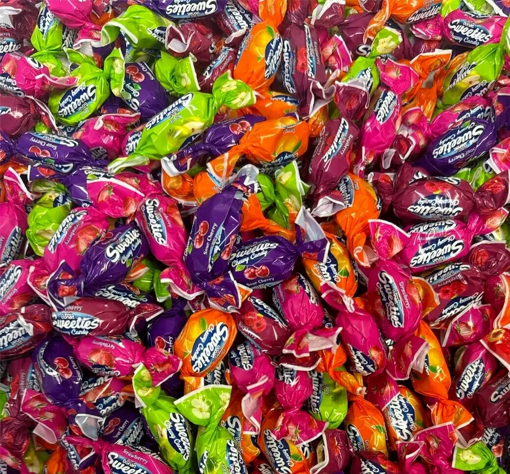Sweeties Assorted Fruit Chewy Candy Made With Real Fruit Juice (2 ...