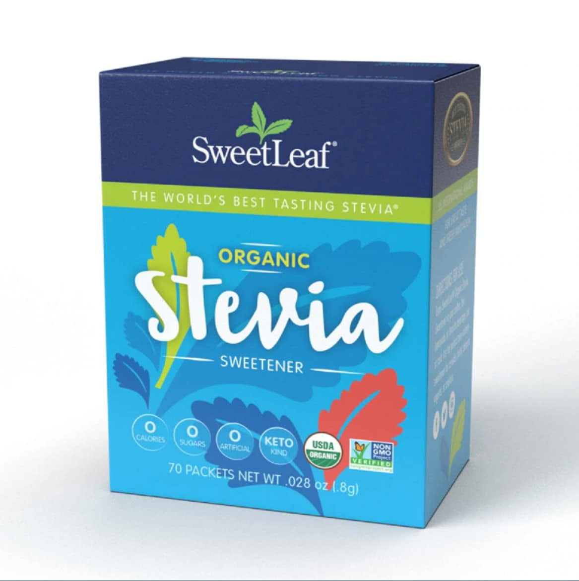Sweetleaf Stevia Organic Stevia Packets 70 pkts - Walmart.com