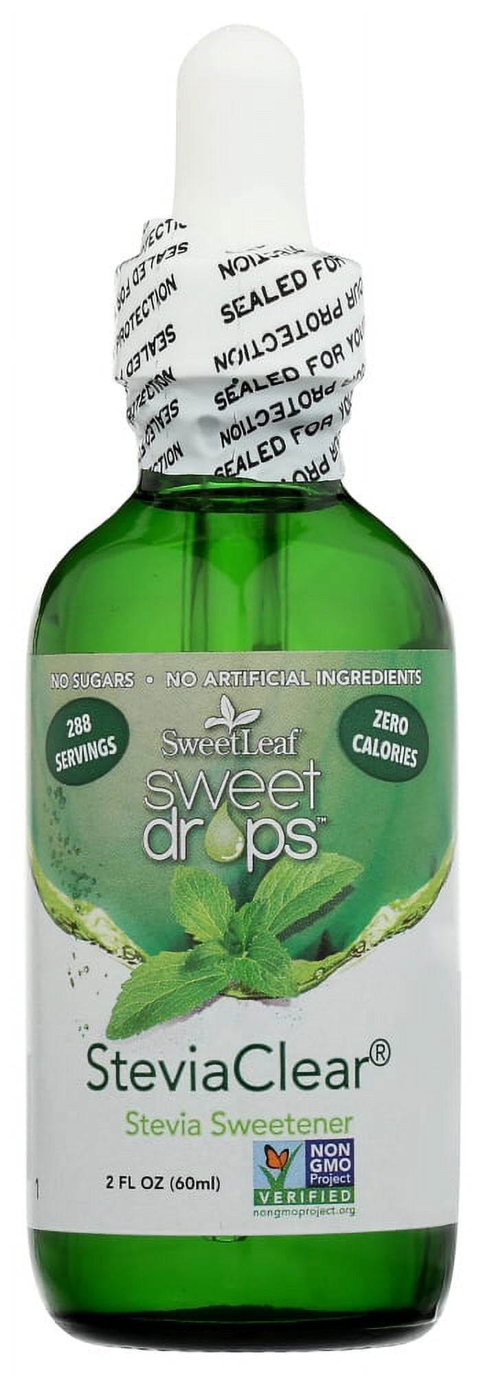 Sweetleaf Leaf Stevia, Zero Calorie substitute, Liquid Drops, 2 Fl. Oz ...