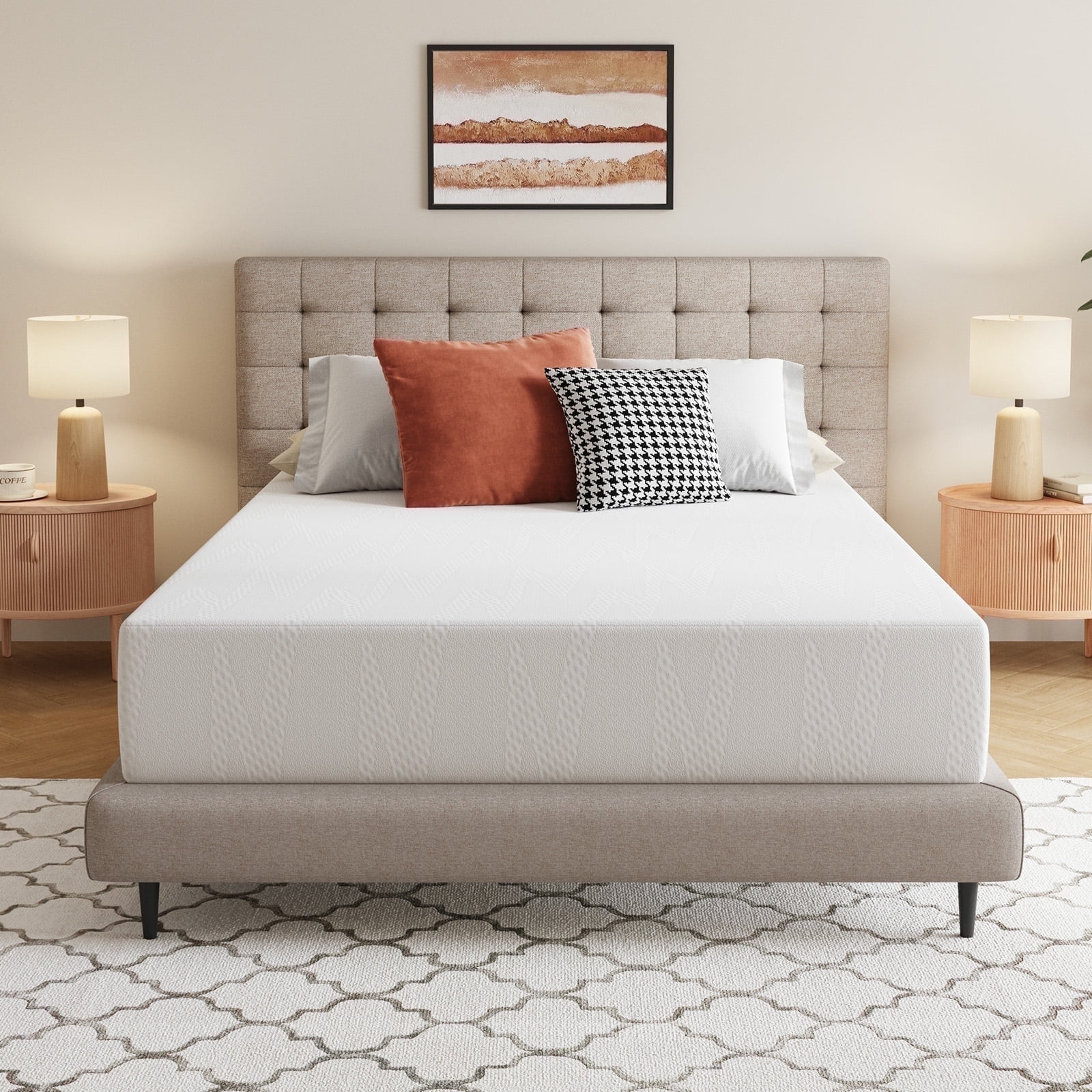 Avenco Victoria 6" Medium Gel Memory Foam Mattress, Twin XL Size ...
