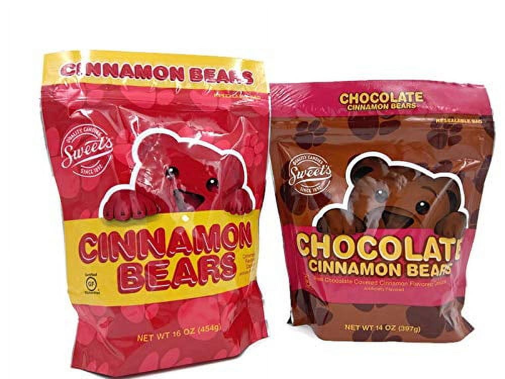 Sweets Cinnamon Bears 16 MFF30 oz and Chocolate Cinnamon Bears 14 oz ...
