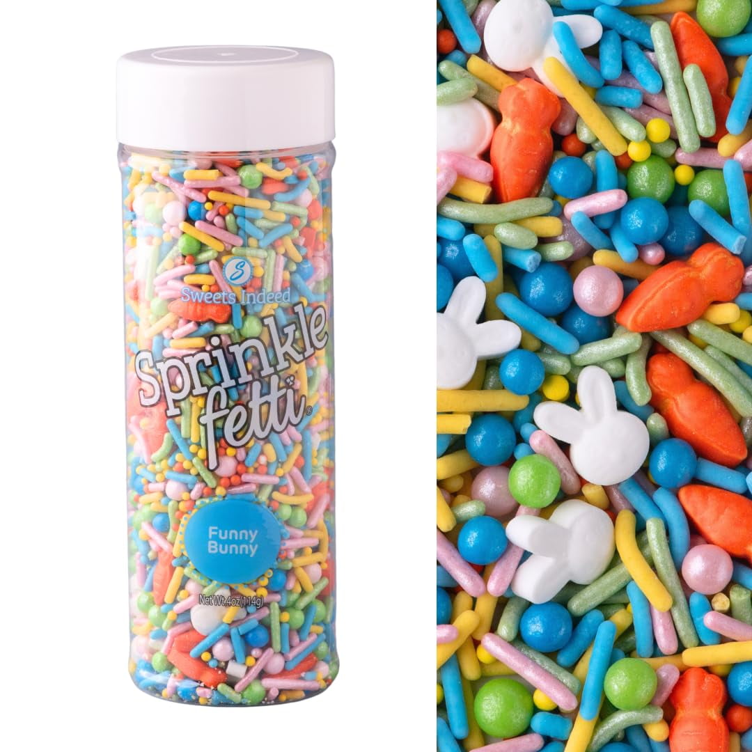 Sweets Indeed Sprinkles, FEV6 Edible Sprinkle Mix, Perfect for Cake ...