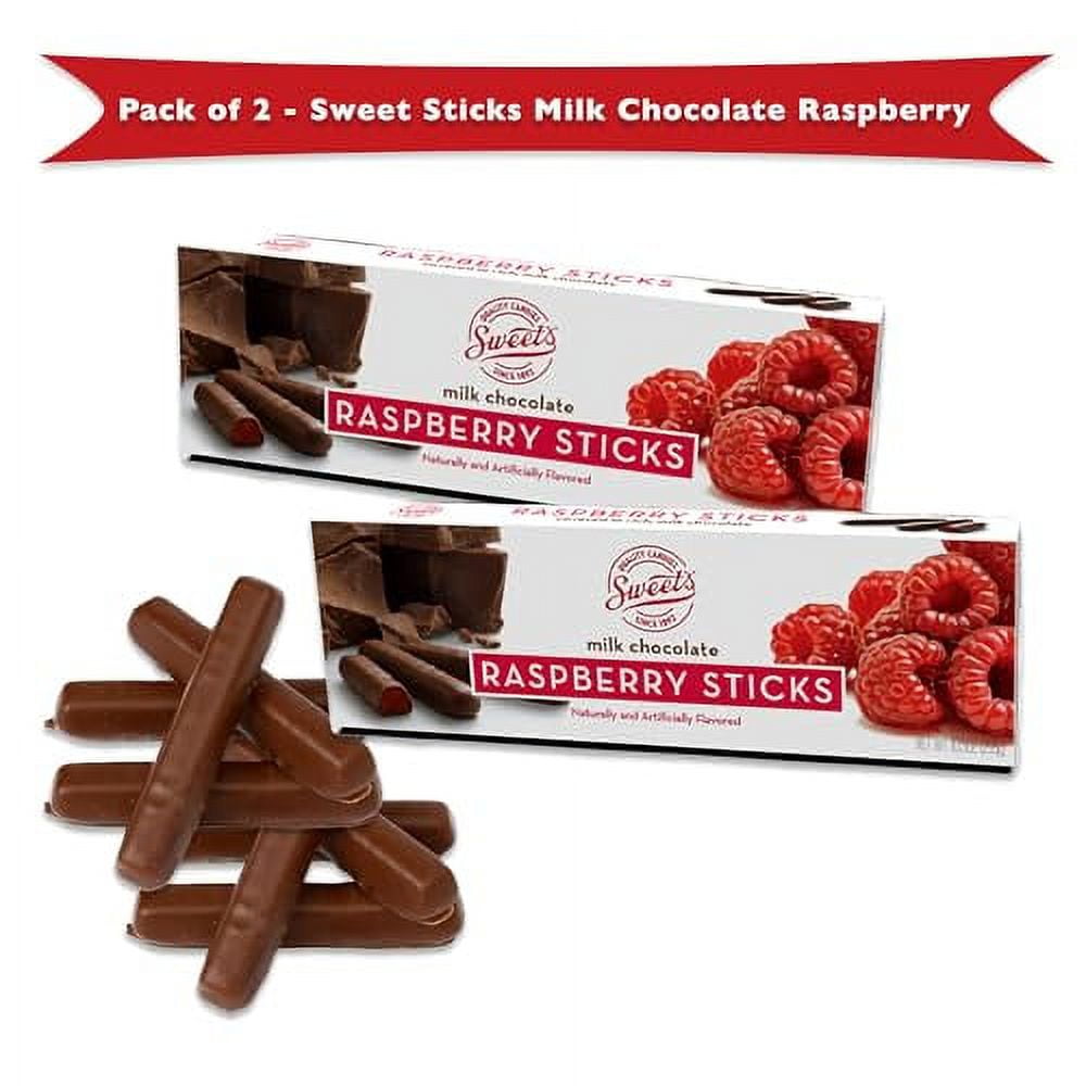 Sweets Raspberry Milk Chocolate Sticks 2 Pack, Chocolate Candy ...