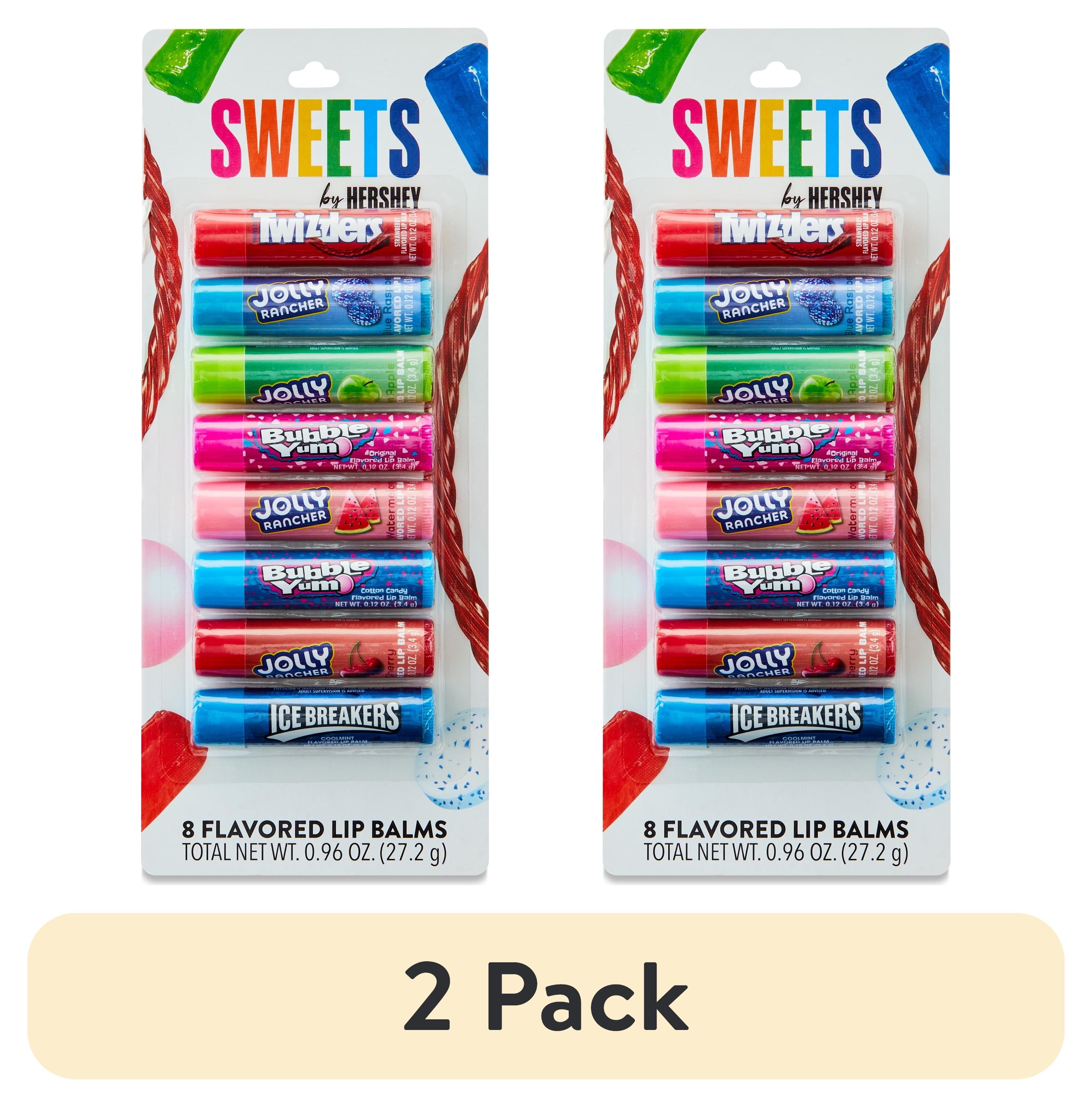 (2 pack) Sweets by Hershey Flavored Lip Balm, 8 Count - Walmart.com