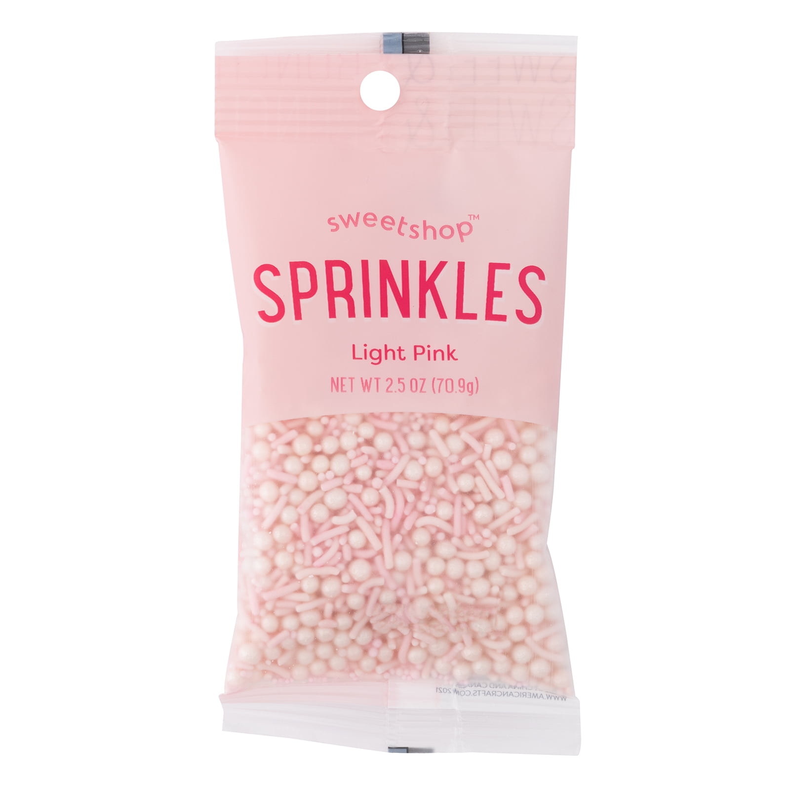 Sweetshop Light Pink Sprinkle Mix, 2.5oz - Dessert Toppings - Walmart.com