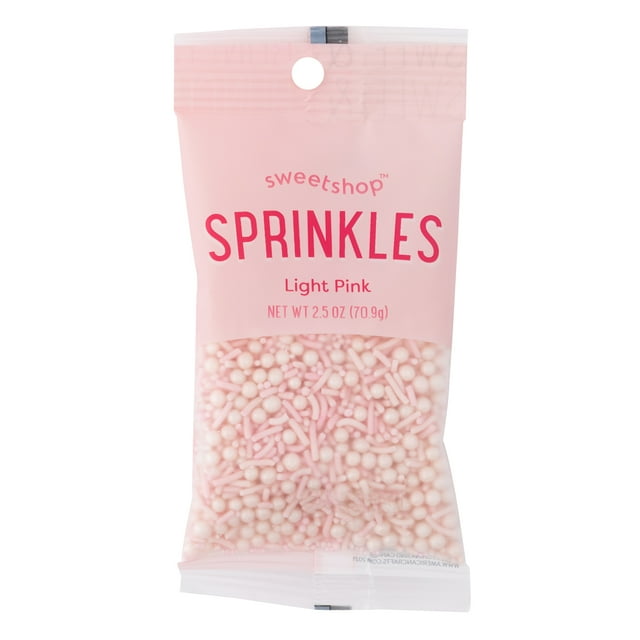 Sweetshop Light Pink Sprinkle Mix, 2.5oz - Dessert Toppings - Walmart.com