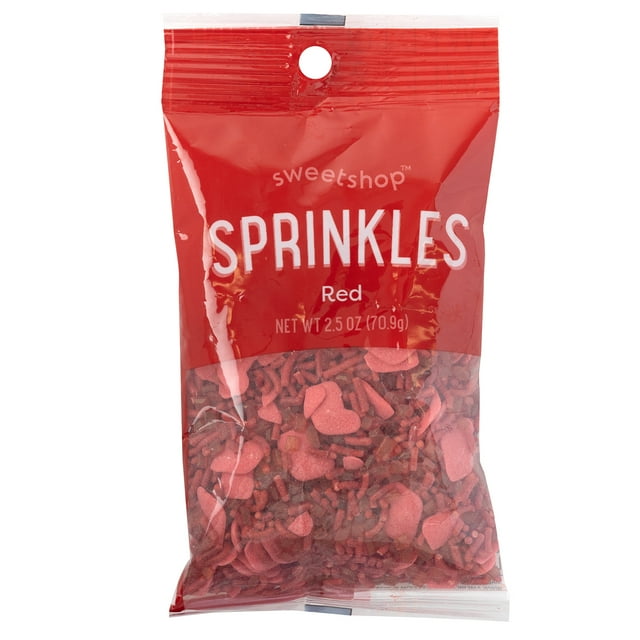 Sweetshop Red Sprinkle Mix, 2.5oz - Dessert Sprinkles & Decorations ...