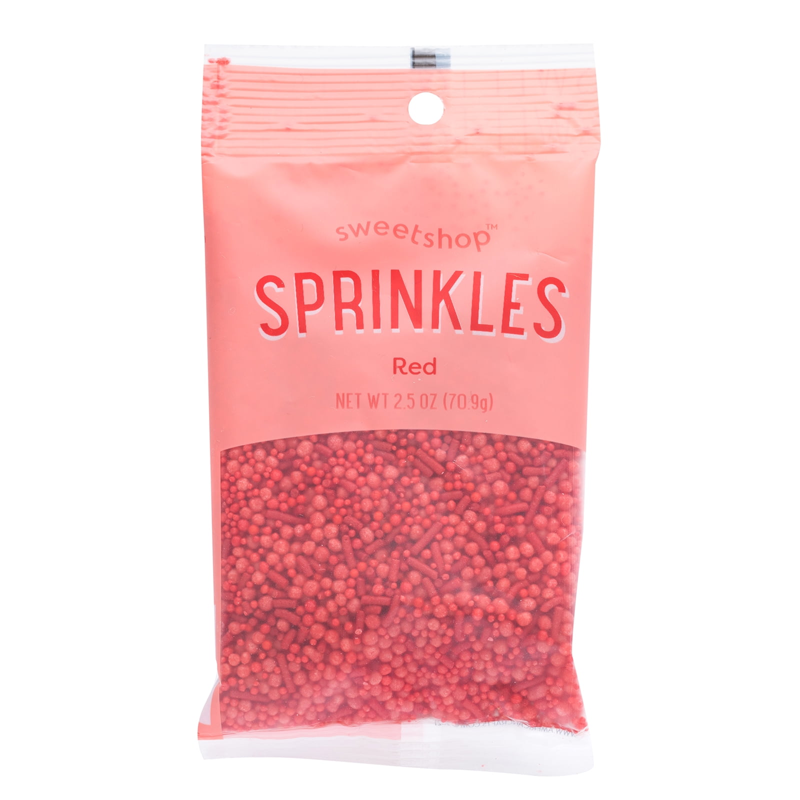 Sweetshop Red Sprinkle Mix, 2.5oz - Dessert Toppings - Walmart.com