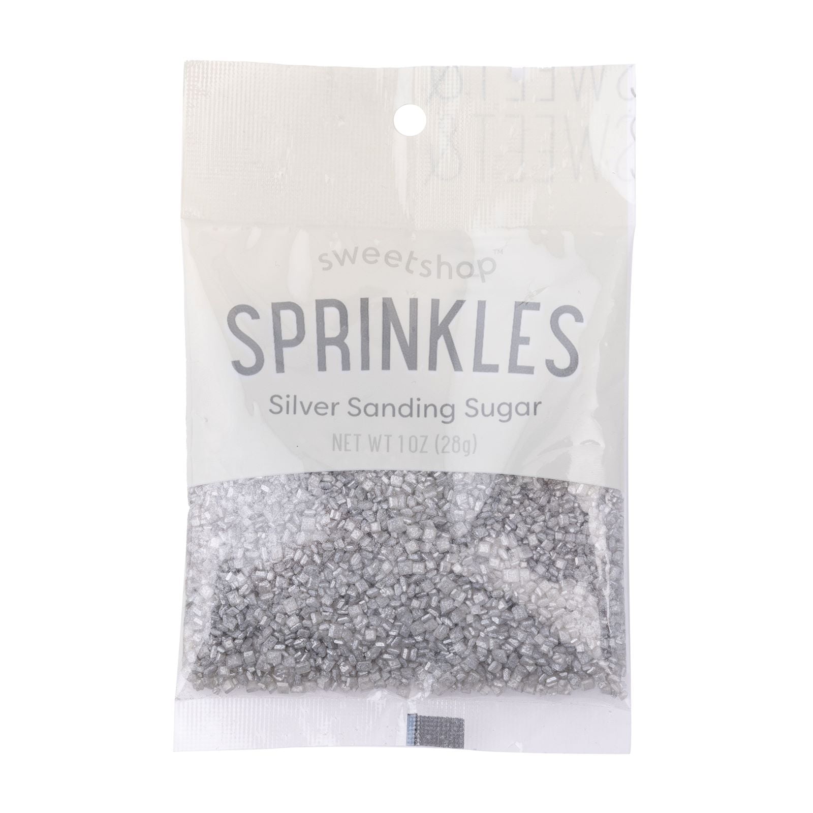 Sweetshop Silver Sanding Sugar Sprinkles, 1oz Dessert Toppings ...