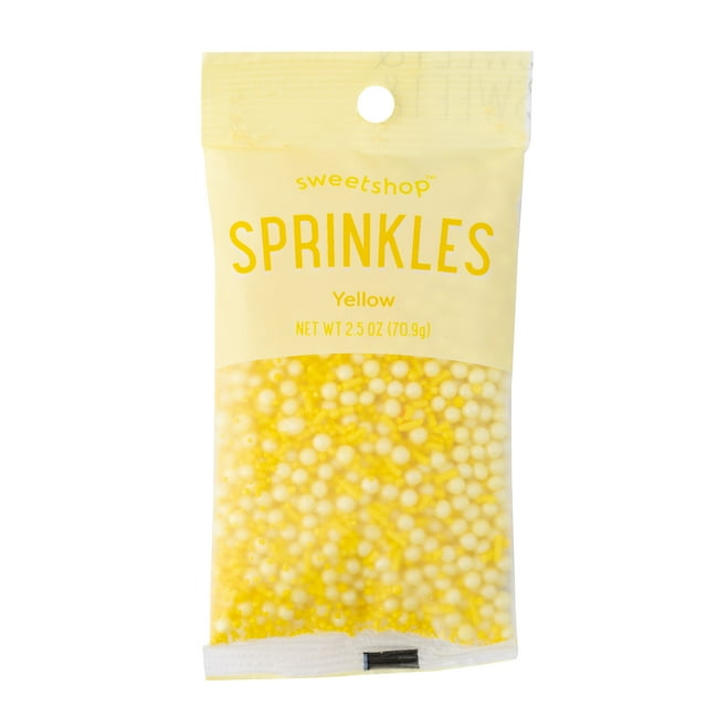 Sweetshop Yellow Sprinkle Mix, 2.5oz - Dessert Toppings - Walmart.com