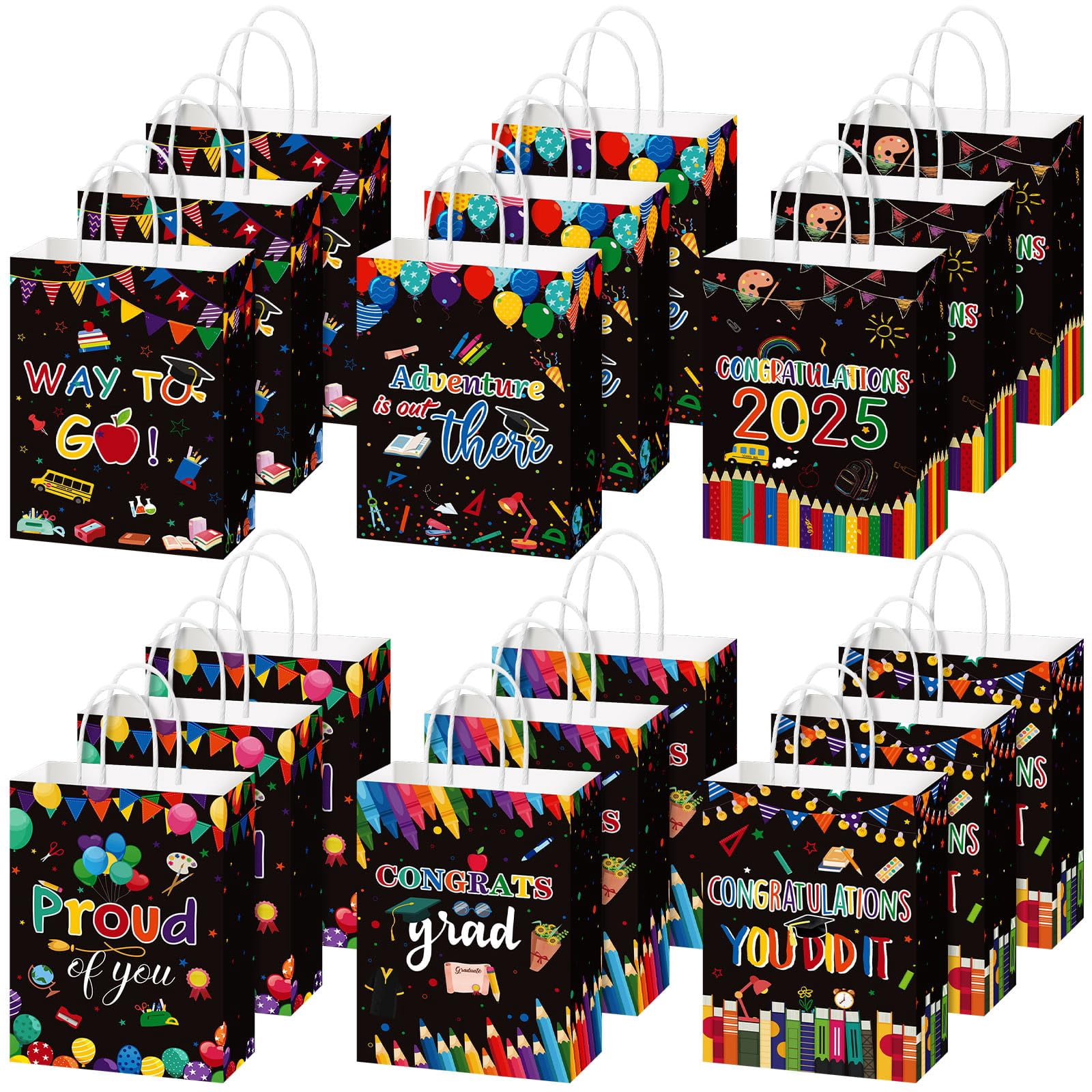 Sweetude 30 Pcs Kindergarten STF9 Graduation Gift Bags Bulk 2025 ...