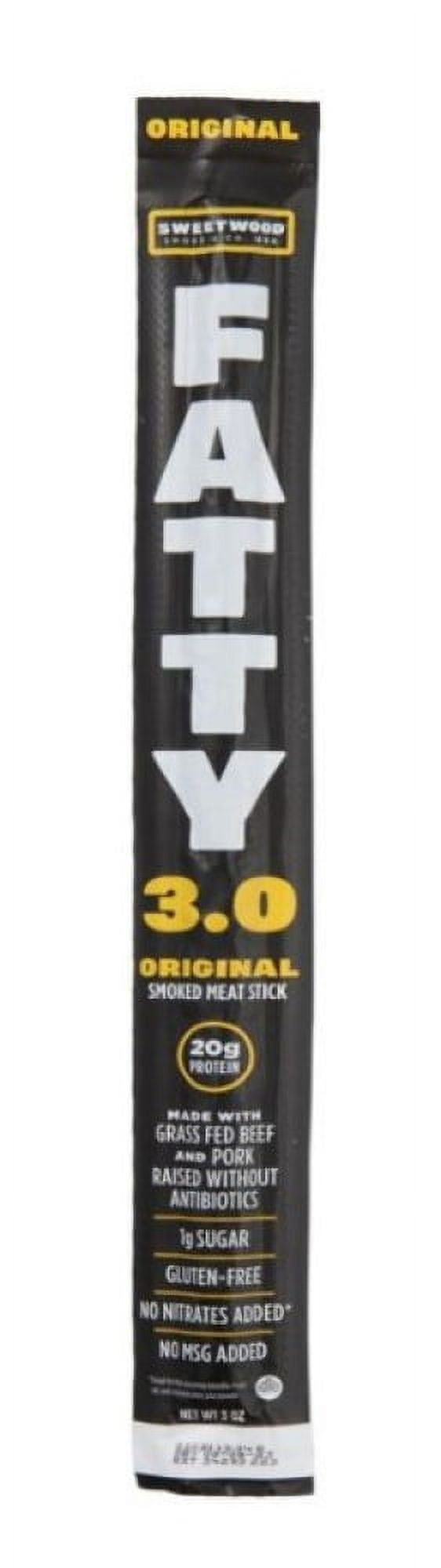 Sweetwood Smokehouse F024100 Fatty Original Smoked Meat Stick 3 oz., 1 ...