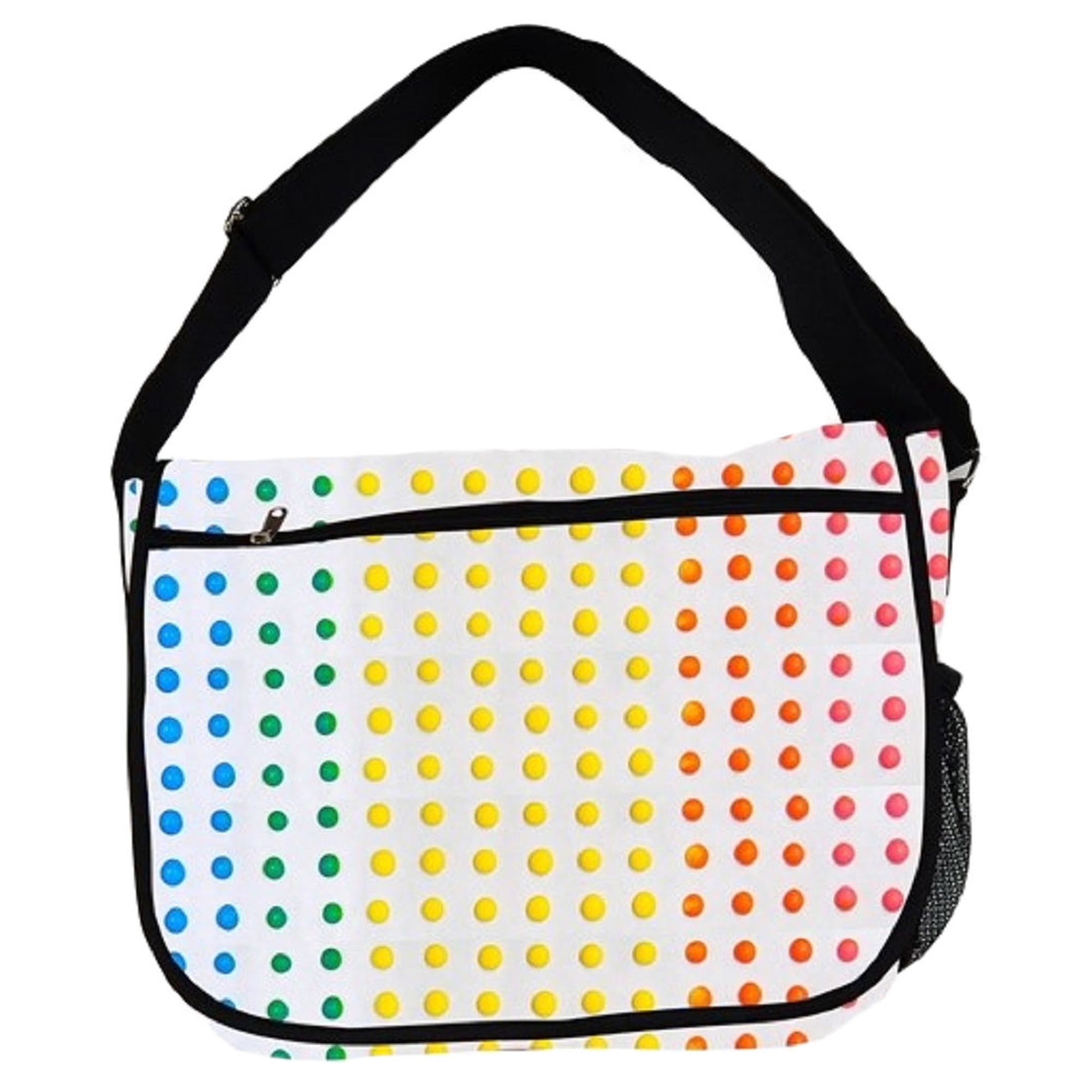 Sweetz-A-Riffic Candy Messenger Bag With Adjustable Strap - Button ...