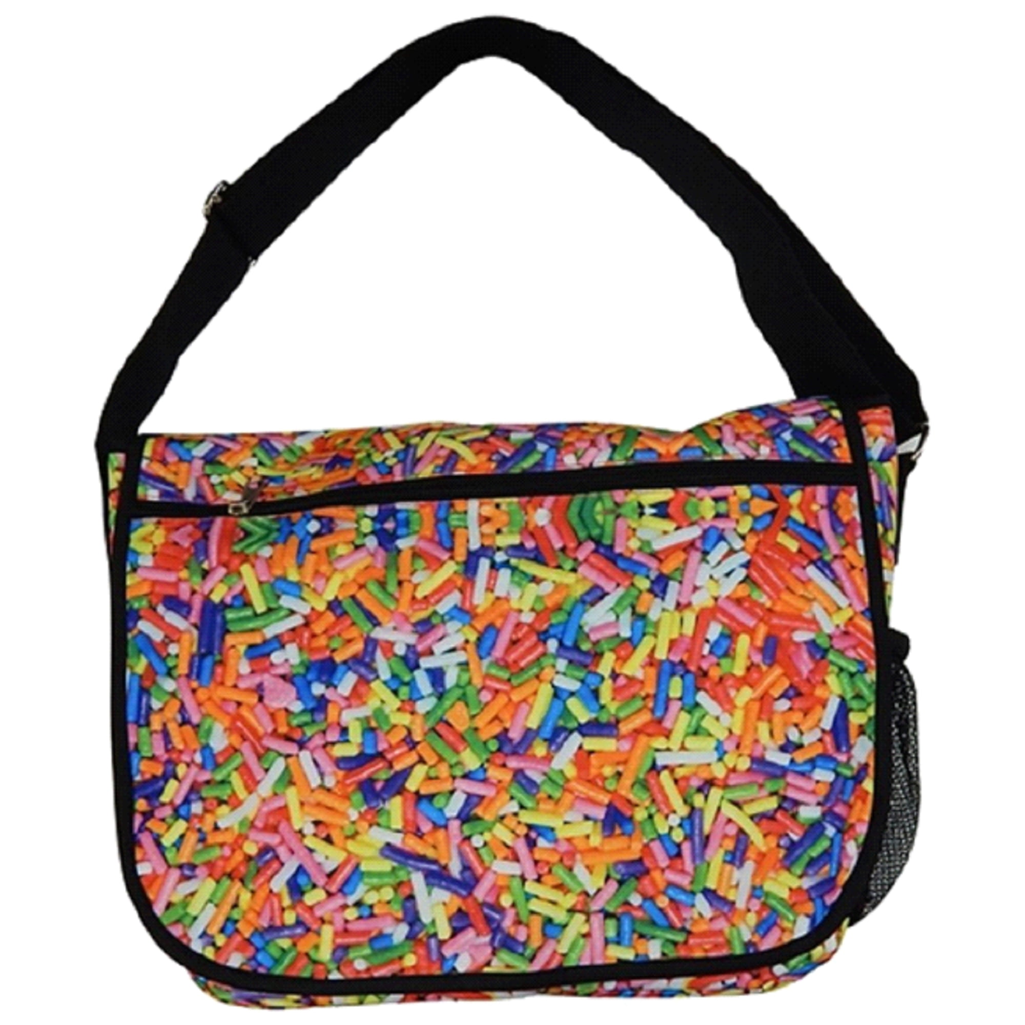 Sweetz-A-Riffic Candy Messenger Bag With Adjustable Strap - Sprinkles ...