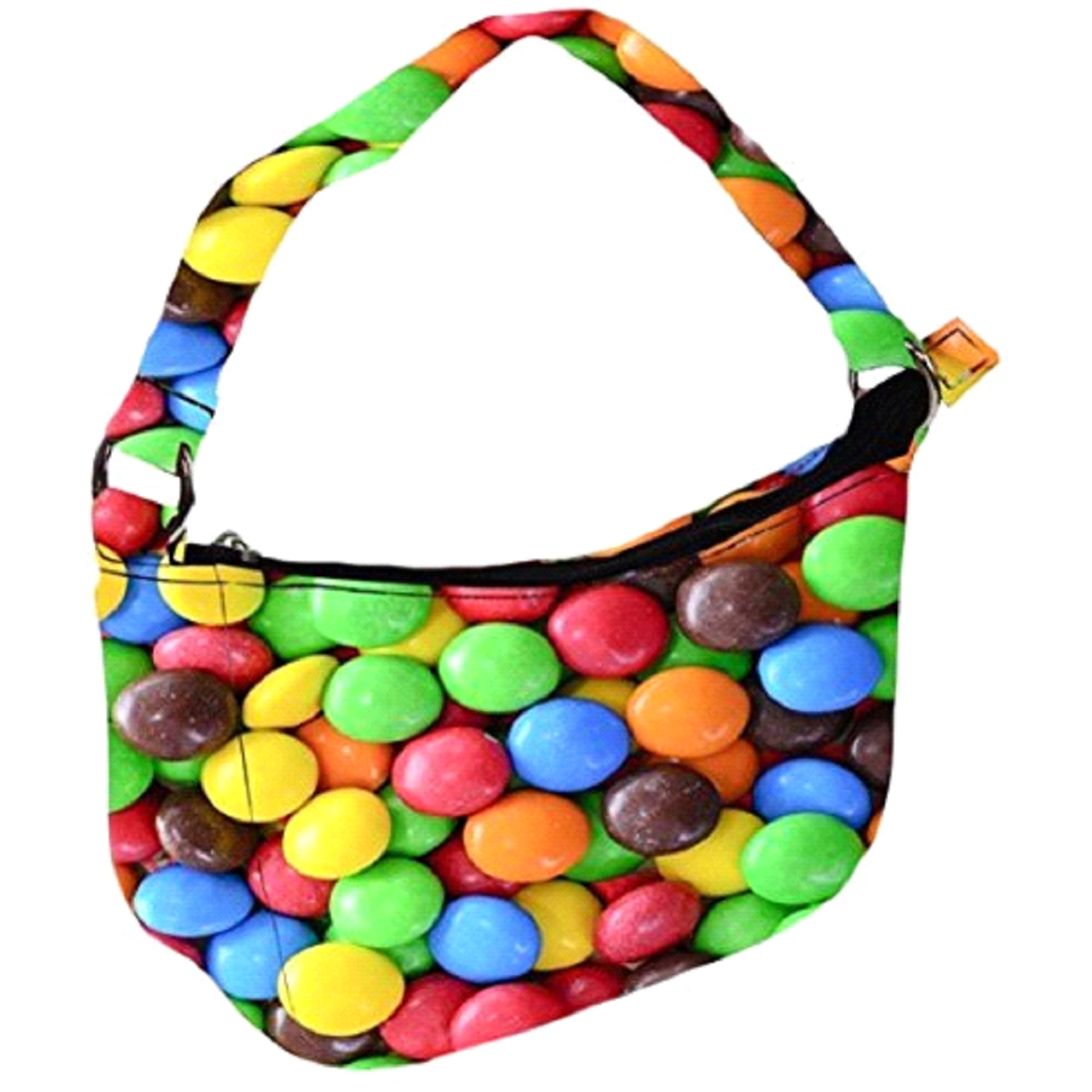 Sweetz-A-Riffic Candy Themed Women's Handbag - Candy-Coated Button ...