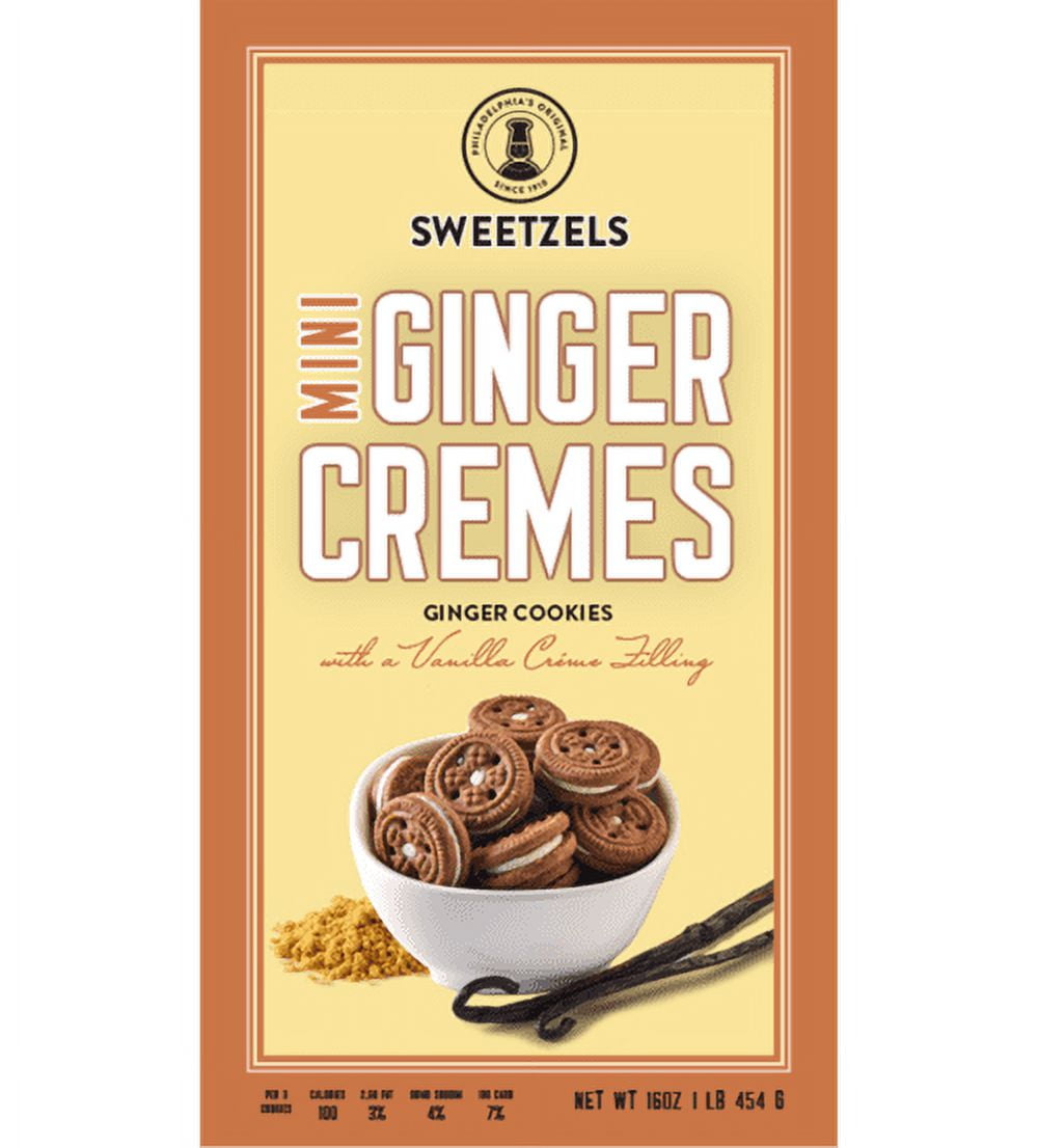 Sweetzels Ginger Mini Cremes, 10 Oz. - Walmart.com