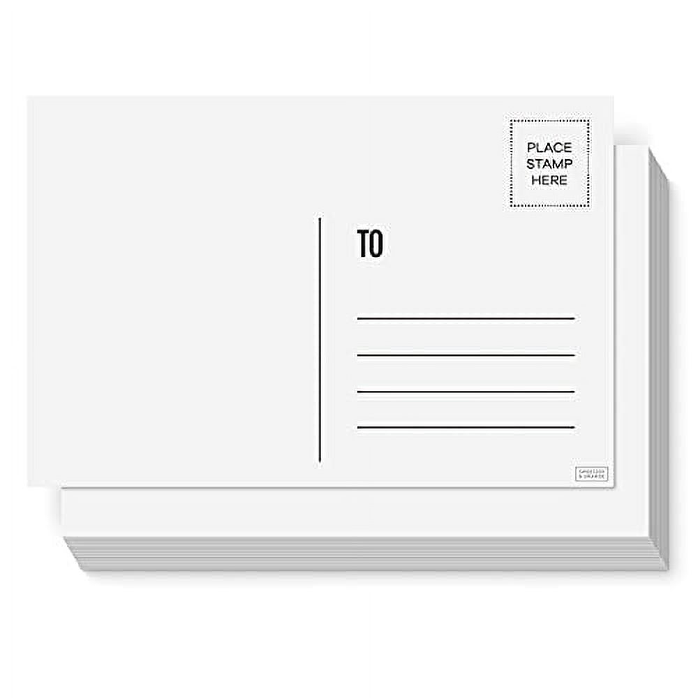 Sweetzer & Orange Blank .. Postcards for Mailing. 60 .. White 4x6 ...