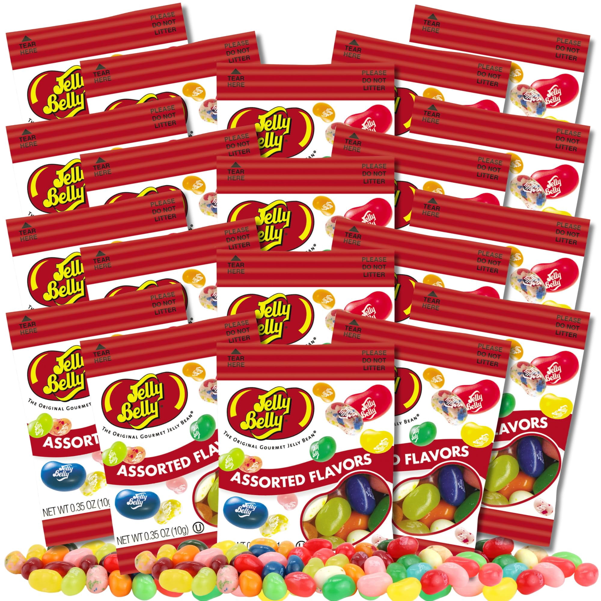 Sweetzo 20 Mini Packs AKF18 of Assorted Flavor Jelly Beans ...