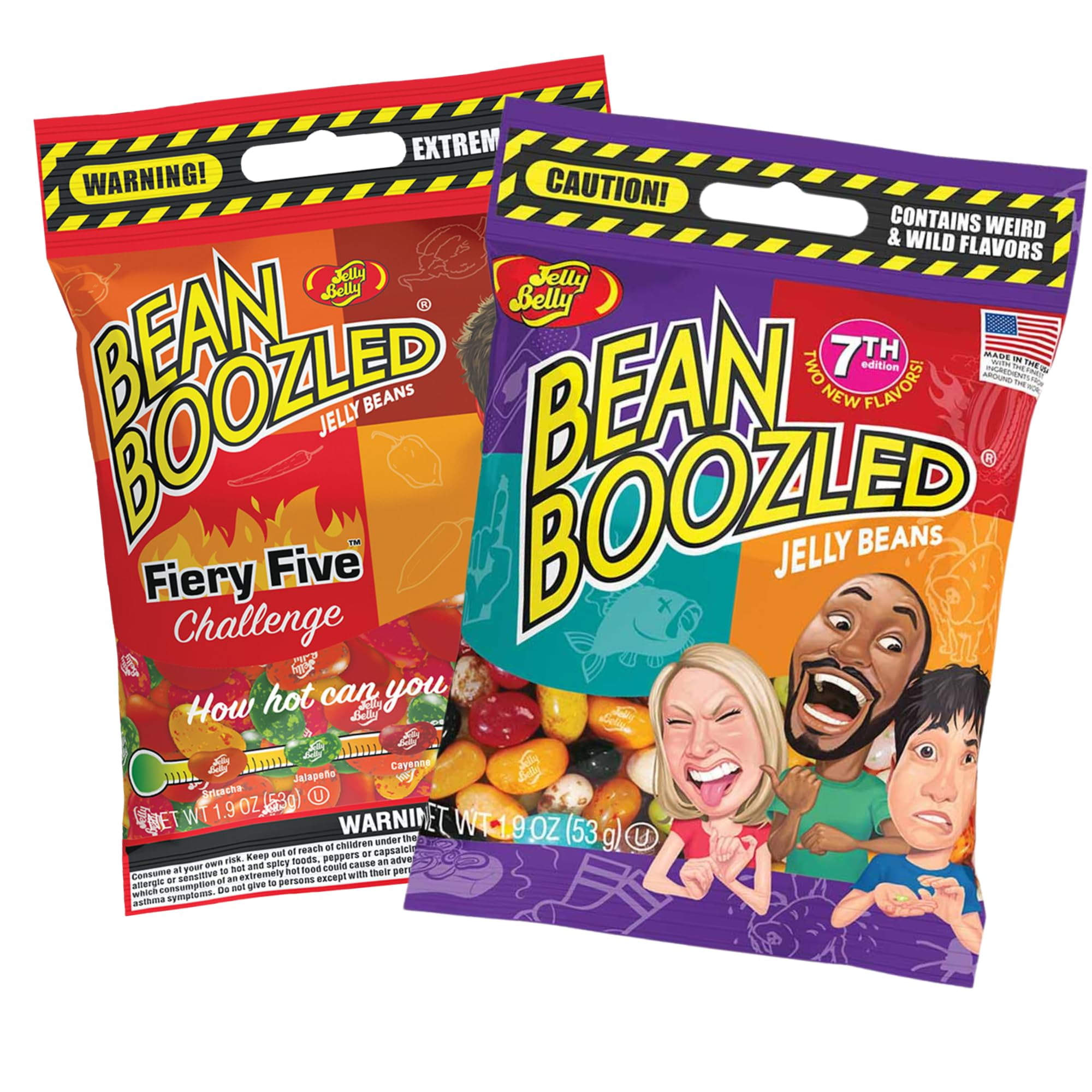 Sweetzo - Bean Boozled OKA4 - Fiery Five 7th Edition Assorted Flavor ...