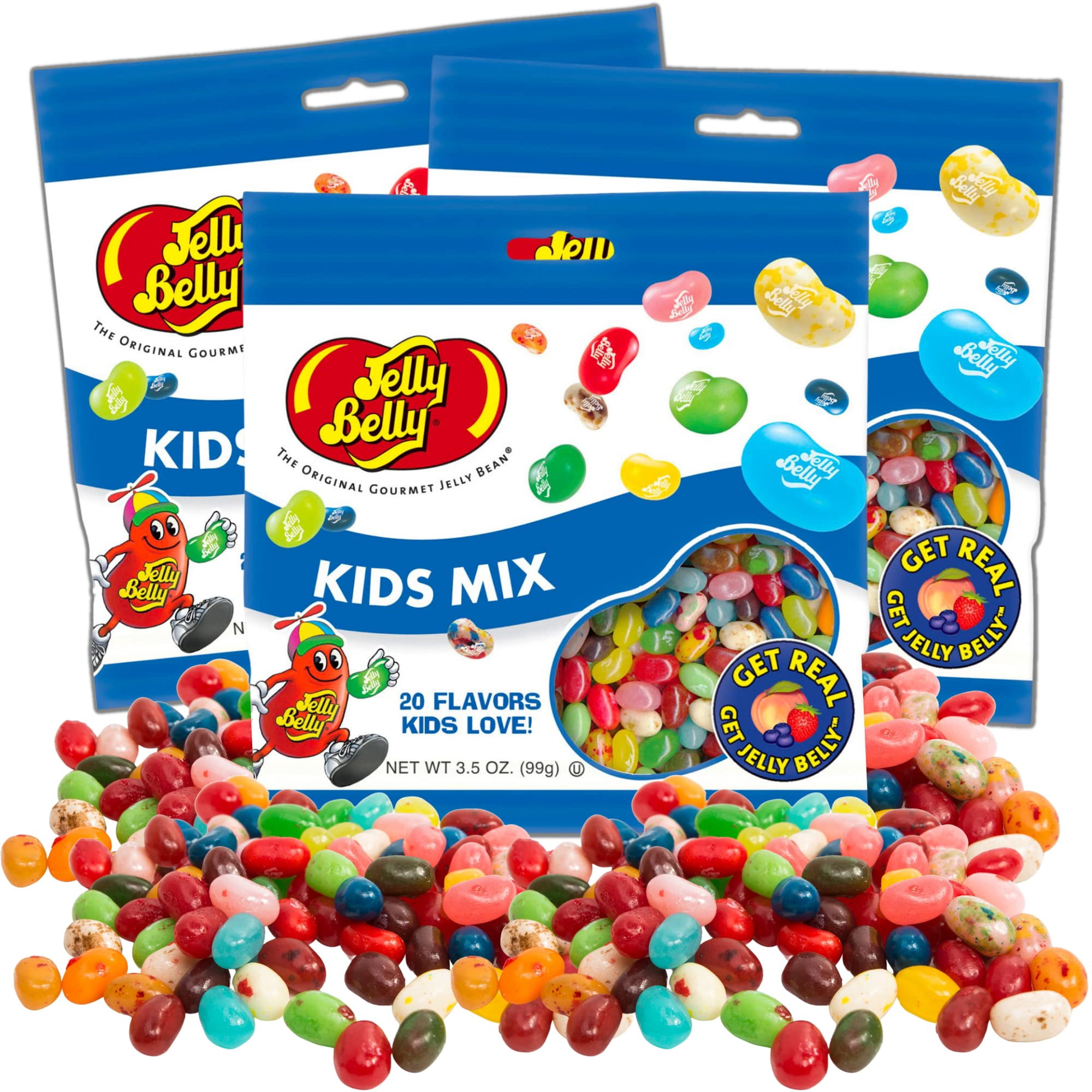 Sweetzo Jelly Beans Kid DEF29 Mix Snack Bags 20 Flavor Mix, Shareable ...