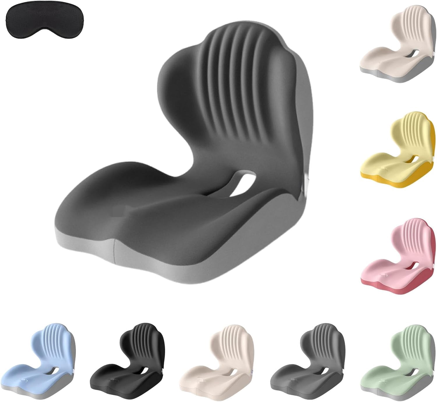 Sweevly Posture and Seat Cushion, Memory Foam Seat Cushion, Ergonomic ...