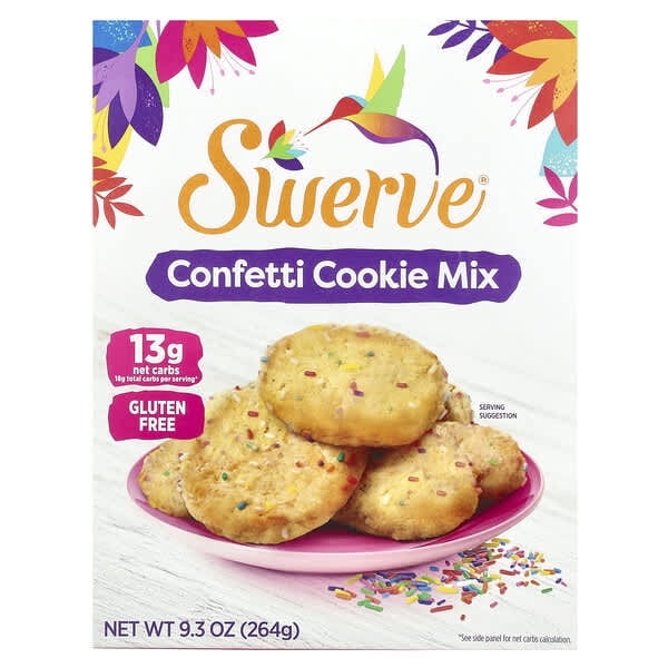 Swerve, Confetti Cookie Mix, 9.3 oz Pack of 3 - Walmart.com