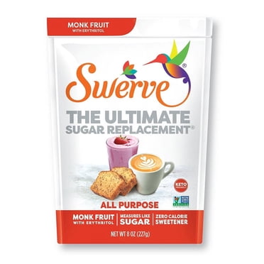 Swerve Non-GMO Zero Calorie Allulose Blend Granular Sweetener, Keto ...