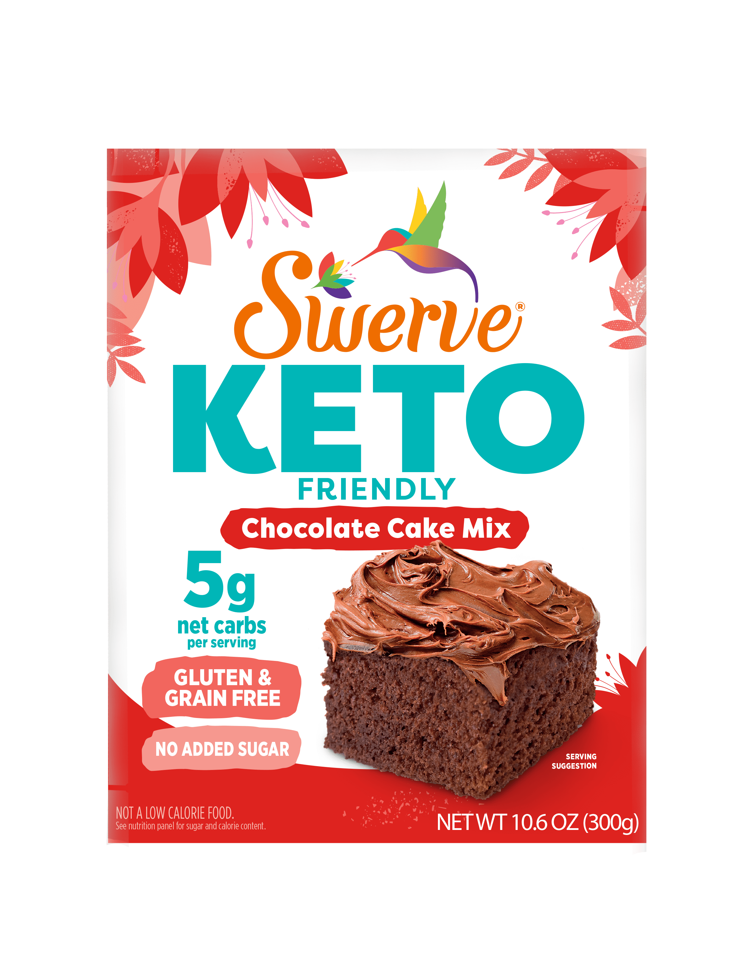 Swerve Sweets Gluten + Grain Free Chocolate Cake Mix, 10.6 oz Box ...