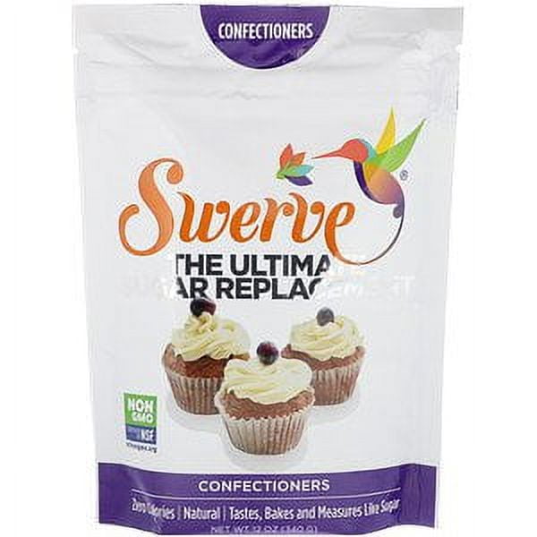 Swerve, The Ultimate Sugar Replacement, Confectioners, 12 oz (Pack of 4 ...
