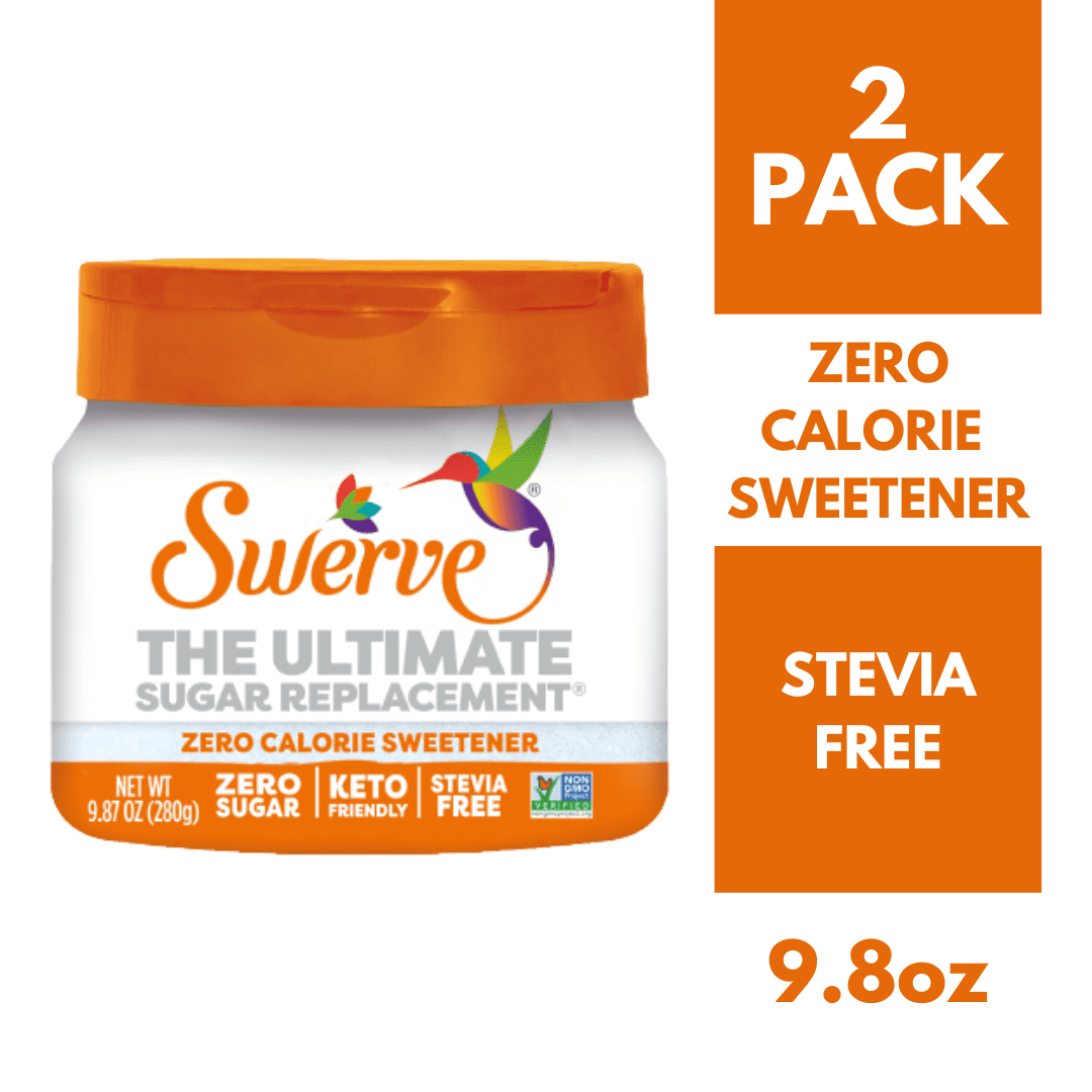Swerve Zero Calorie Natural Sweetener with Erythritol, Stevia-Free ...
